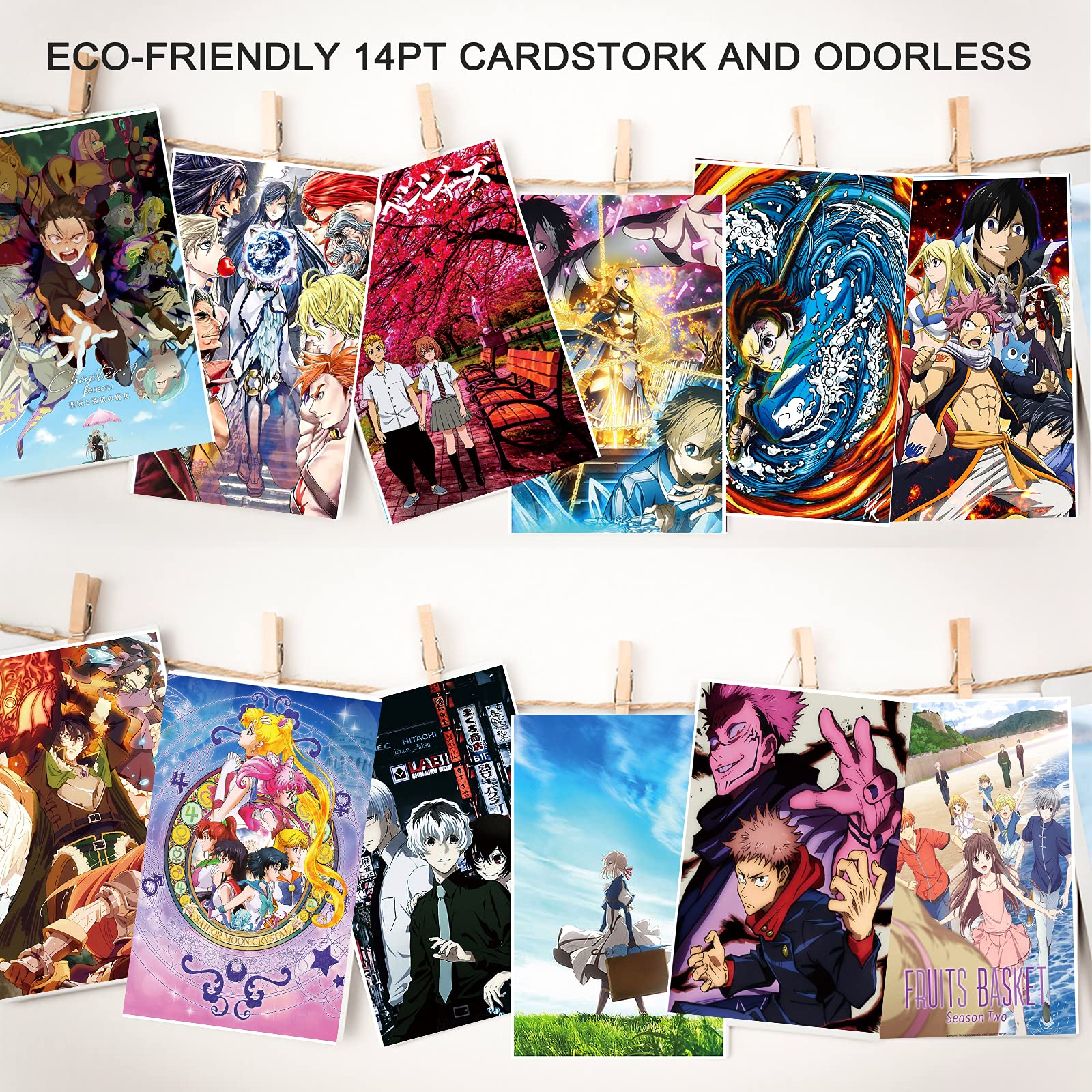 Buy Anime Wall Collage Kit Aesthetic 60 PCS Anime Room Decor 4.2x6.2 ...