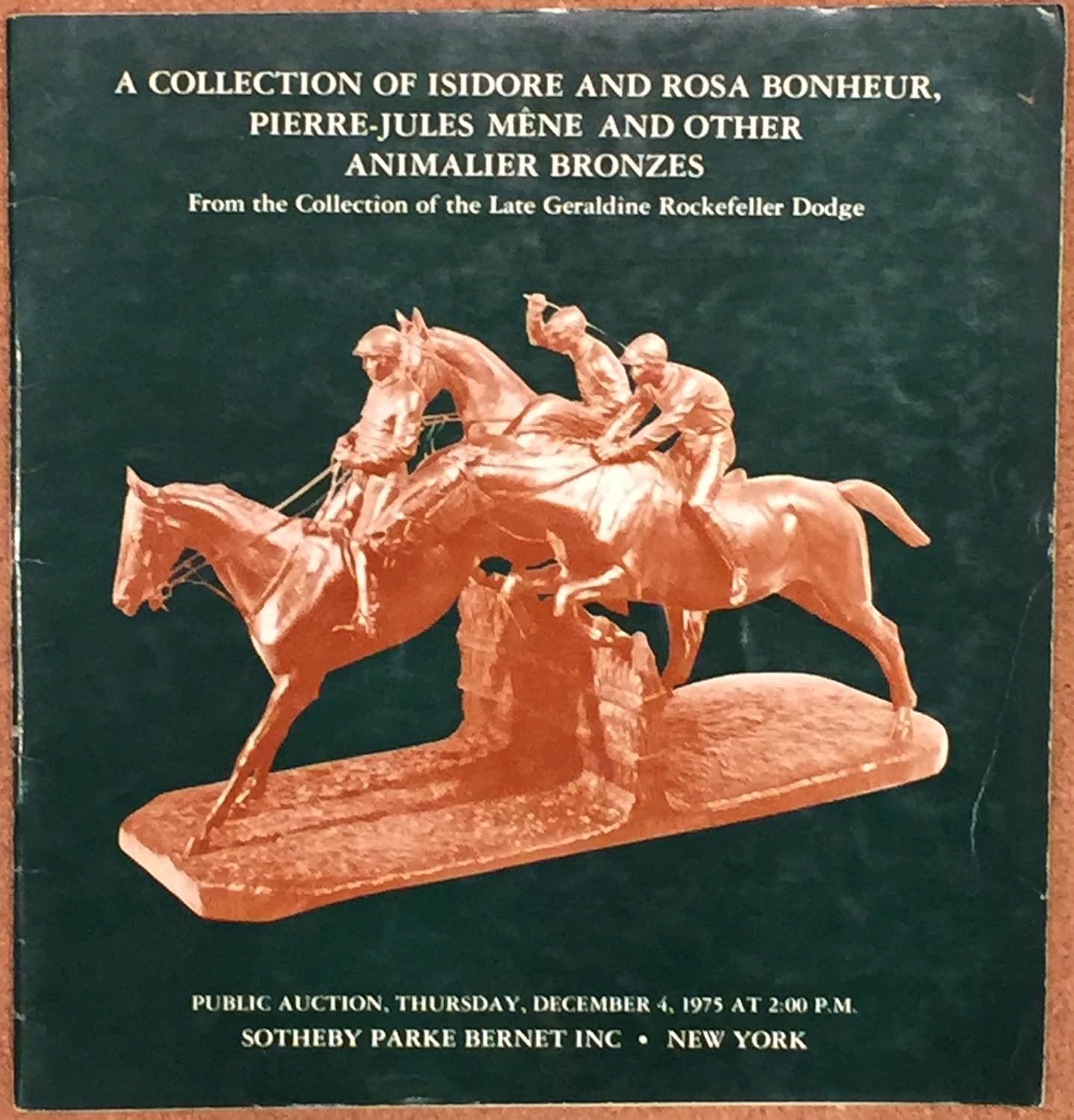 A Collection of Isidore and Rosa Bonheur, Pierre-Jules Mene and Other ...
