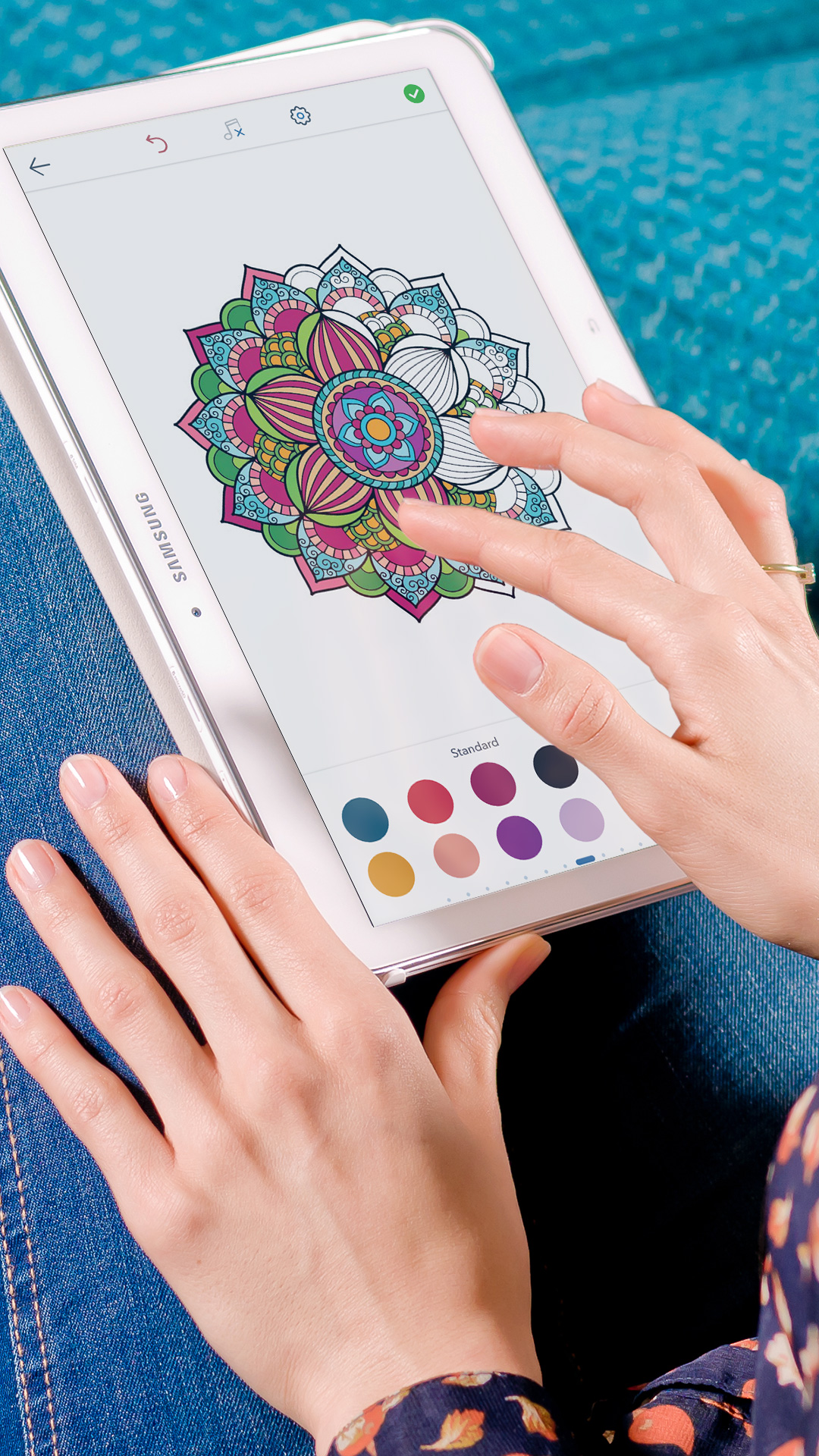 Tablet Coloring Page
