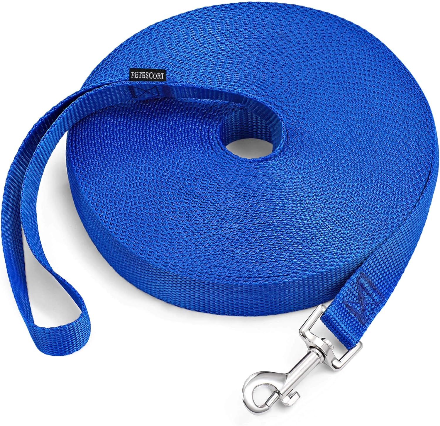 PETESCORT 15ft 20ft 30ft 50ft Long Lead-Training Leash/Long Line Dog ...