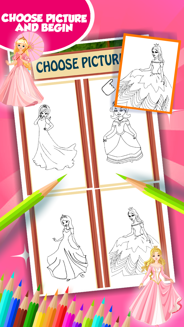 Beauty Queen Coloring Book - App on Amazon Appstore