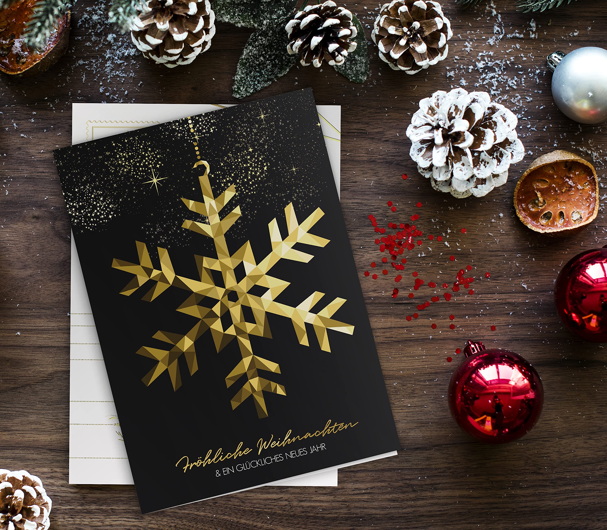 Elegant Designs Of A Christmas Card Sustainable, Personalised