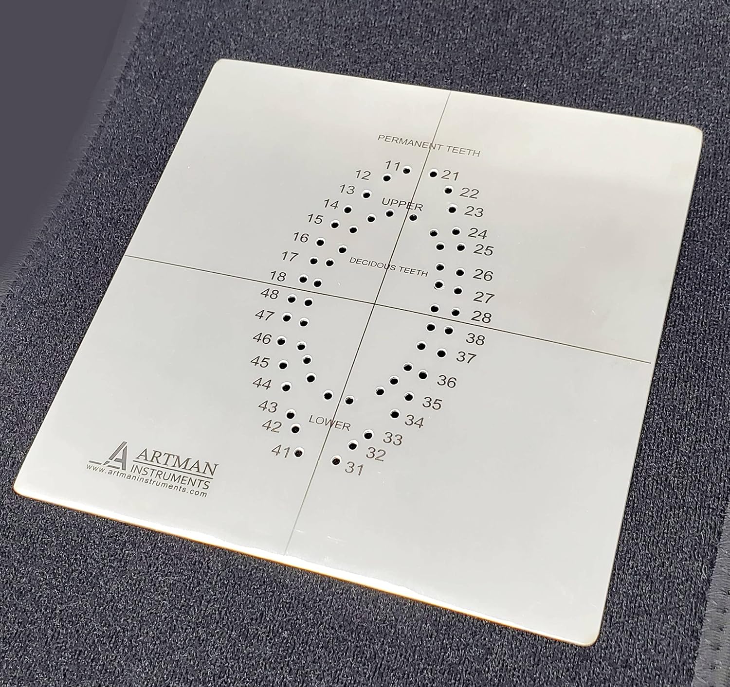 ARTMAN Rubber Dam Template for Hole Punching Dental Dams in Kosovo at € ...