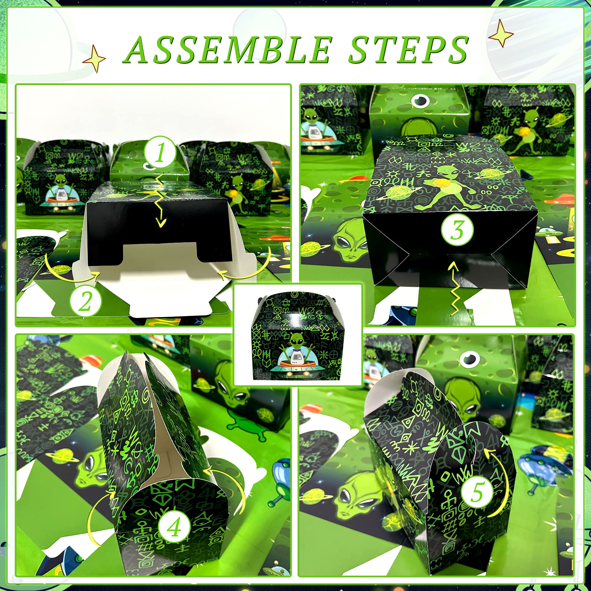 Snapklik.com : Alien Party Favor Boxes Alien Prop Outer Space ...