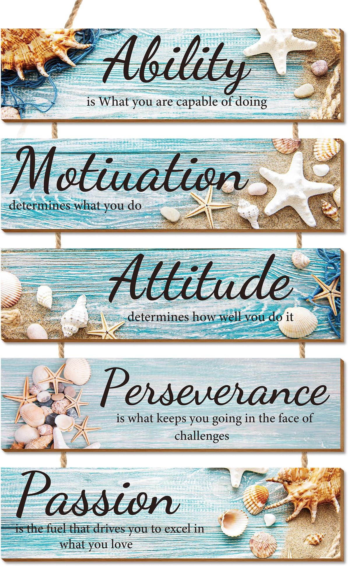 Amazon.com : My Other Office is a Beach Wood Box Sign Decor Desk Sign Beach Wooden Box Block ...