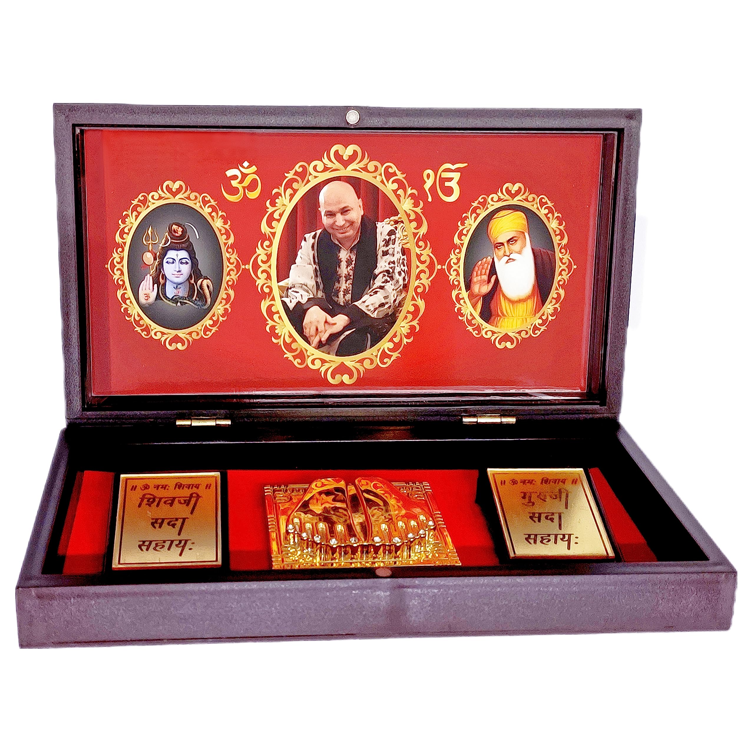 Maple Guru Ji Charan Paduka Guruji Swaroop For Mandir Wooden ...