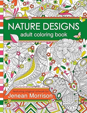 Amazon.com: Nature Designs Adult Coloring Book: 50+ Coloring Pages ...