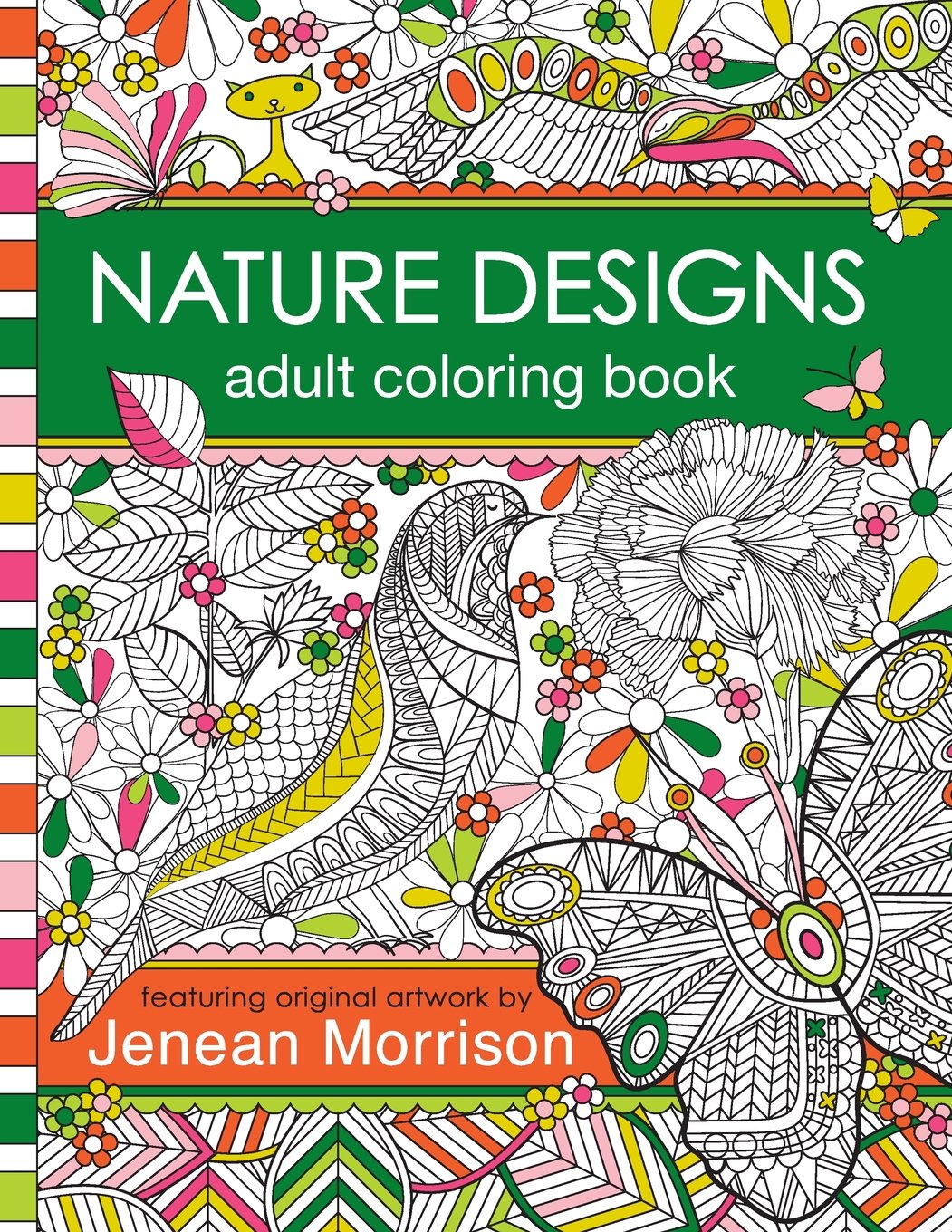 Amazon.com: Nature Designs Adult Coloring Book: 50+ Coloring Pages ...