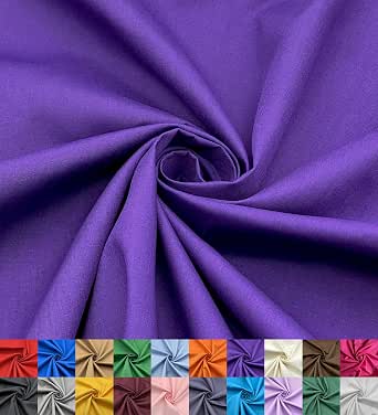 Amazon.com: EOVEA - Cotton Polyester Fabric by The Yard – 60" Wide ...