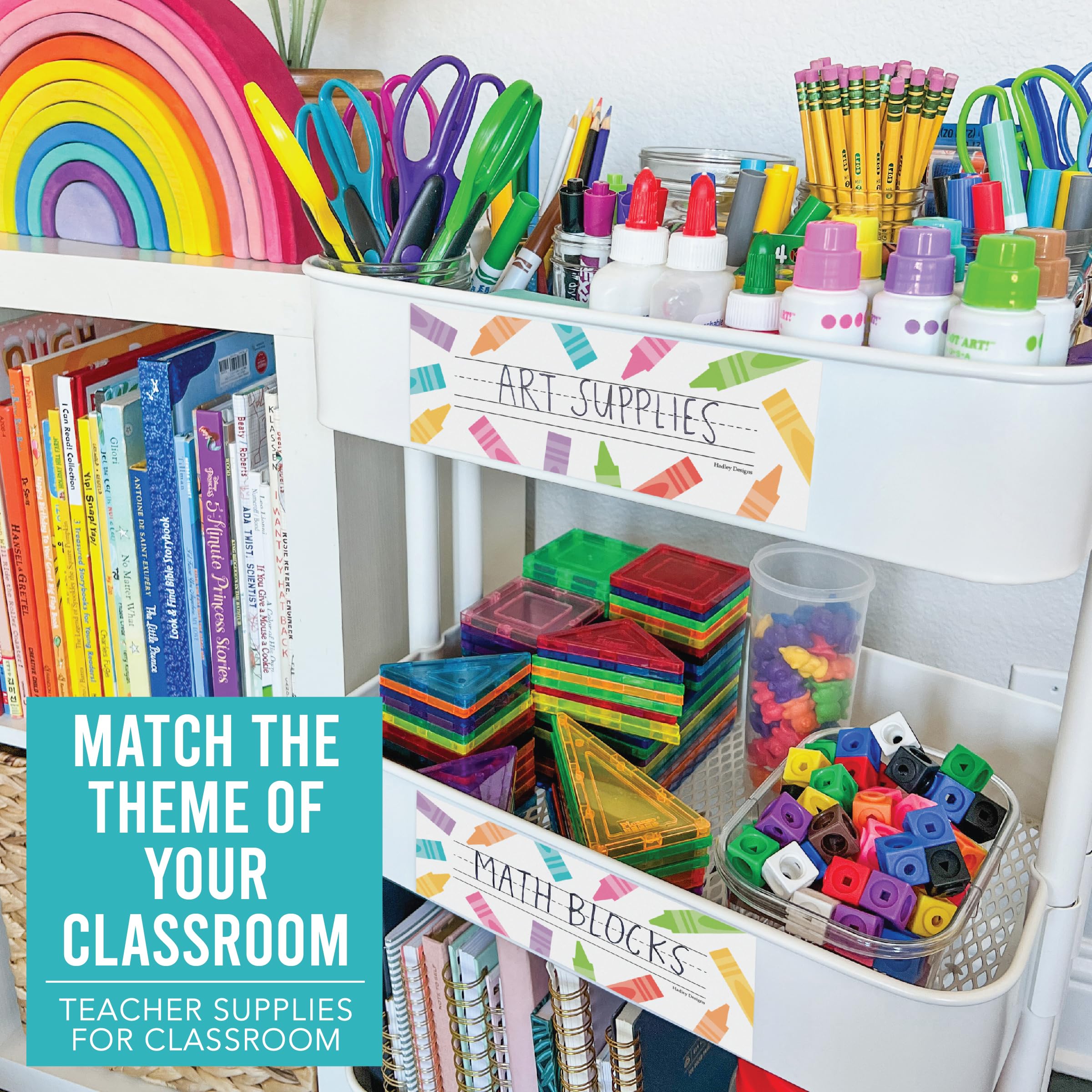 Desk Name Plates For Classroom 25-Pack Decorative Nameplates For ...
