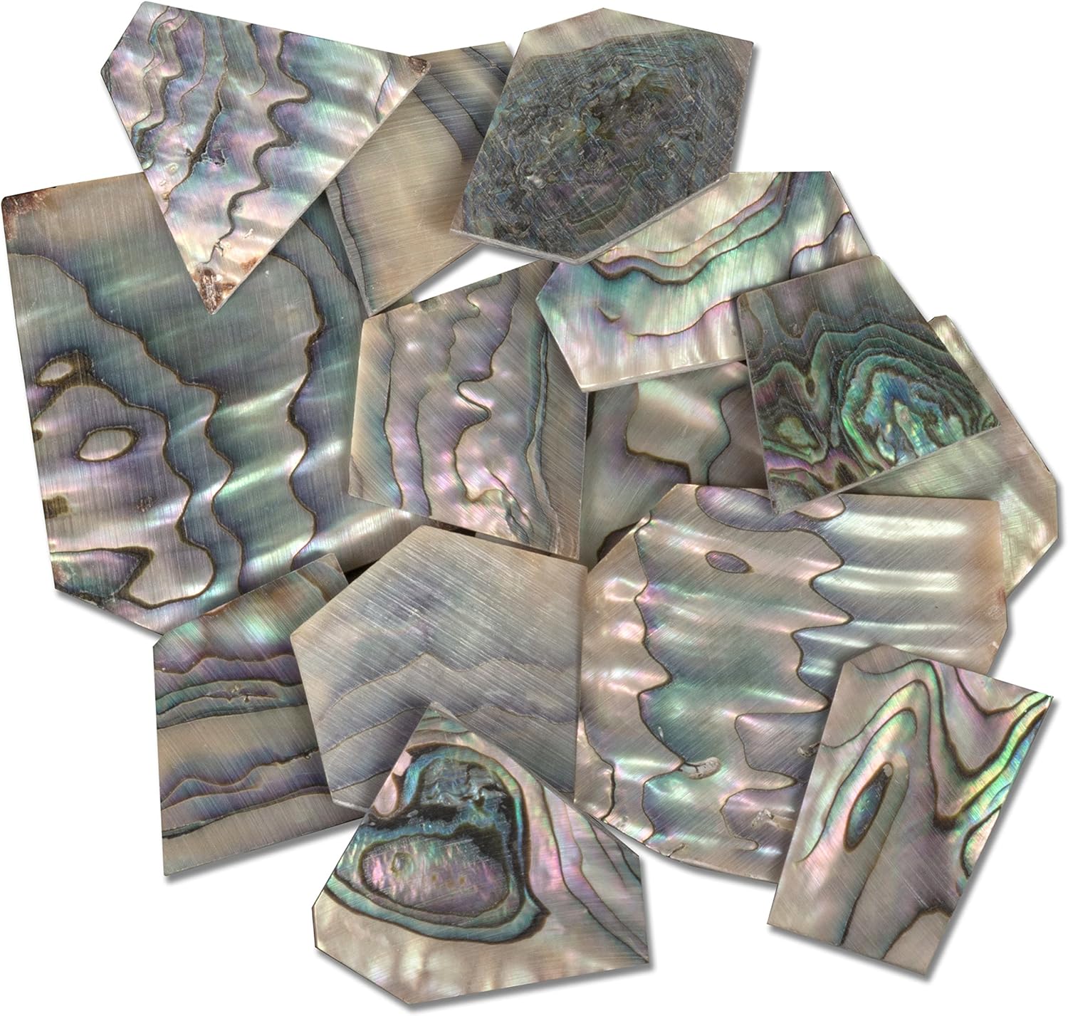 Amazon.com - StewMac Pearl Inlay Blanks - 1oz Pack, Green Abalone