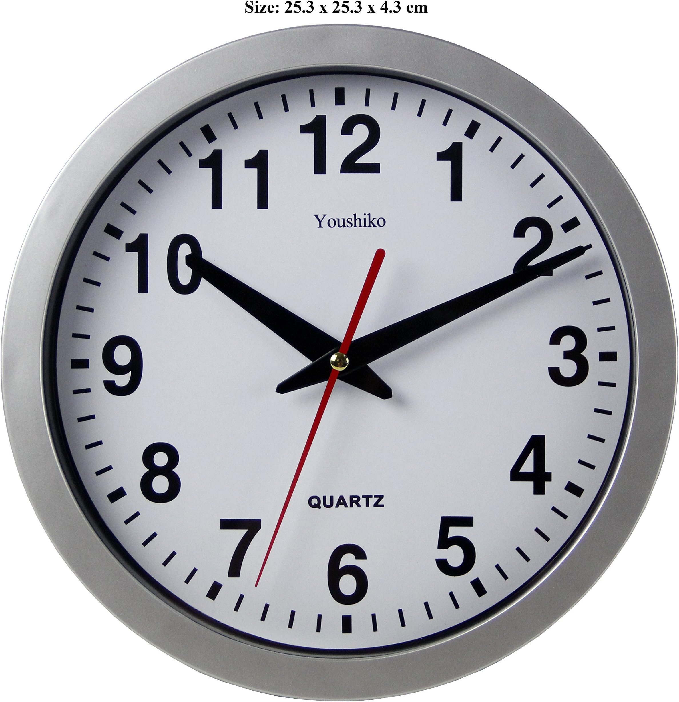 Ravel - Modern 25cm Wall Clock - Analogue Quartz - RWC.25.11 - Sage ...