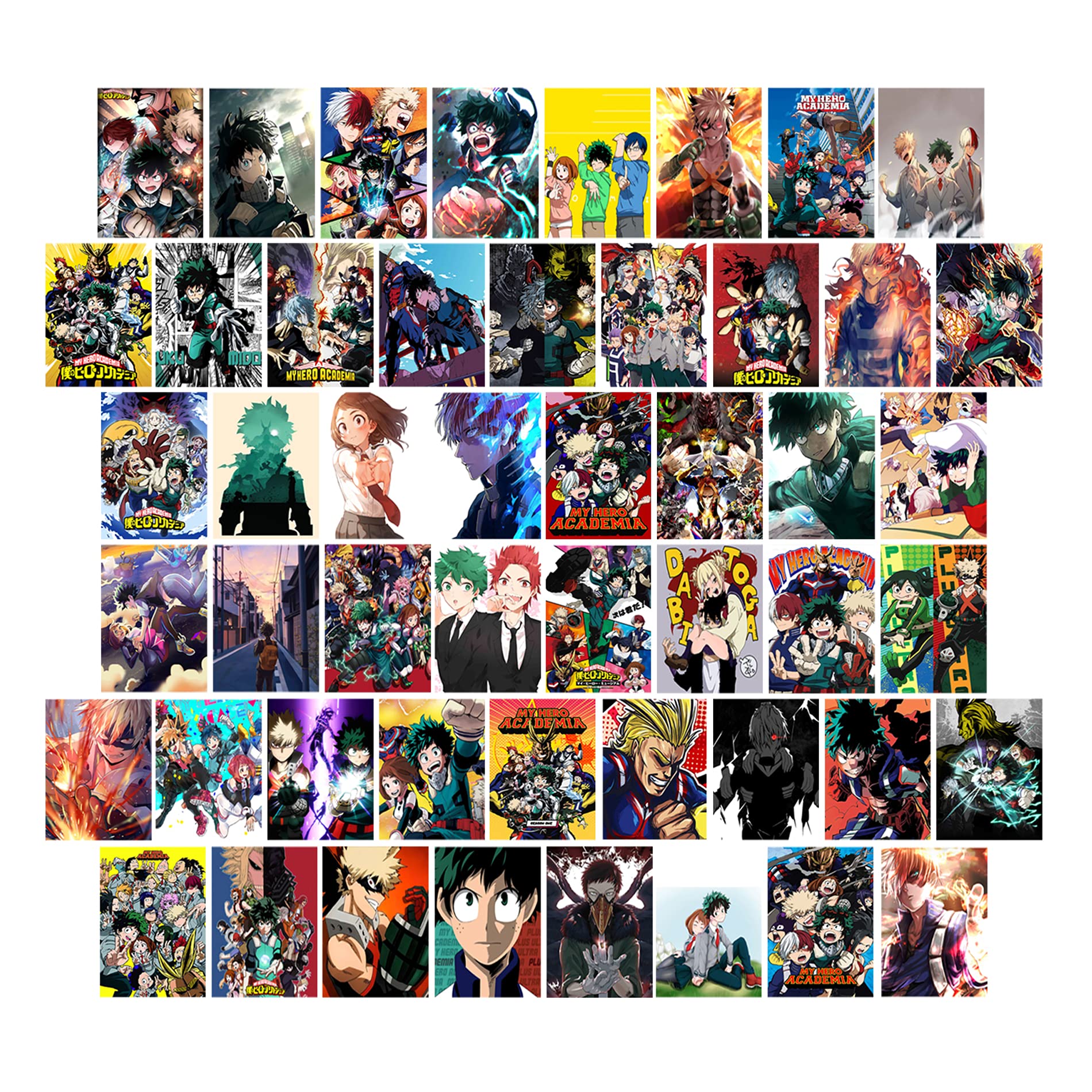 My Hero Academia Wall Collage Pictures Anime Style Photo Collection ...