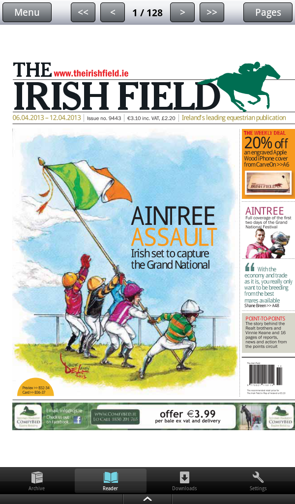 The Irish Field (Kindle Tablet Edition) - App on the Amazon Appstore