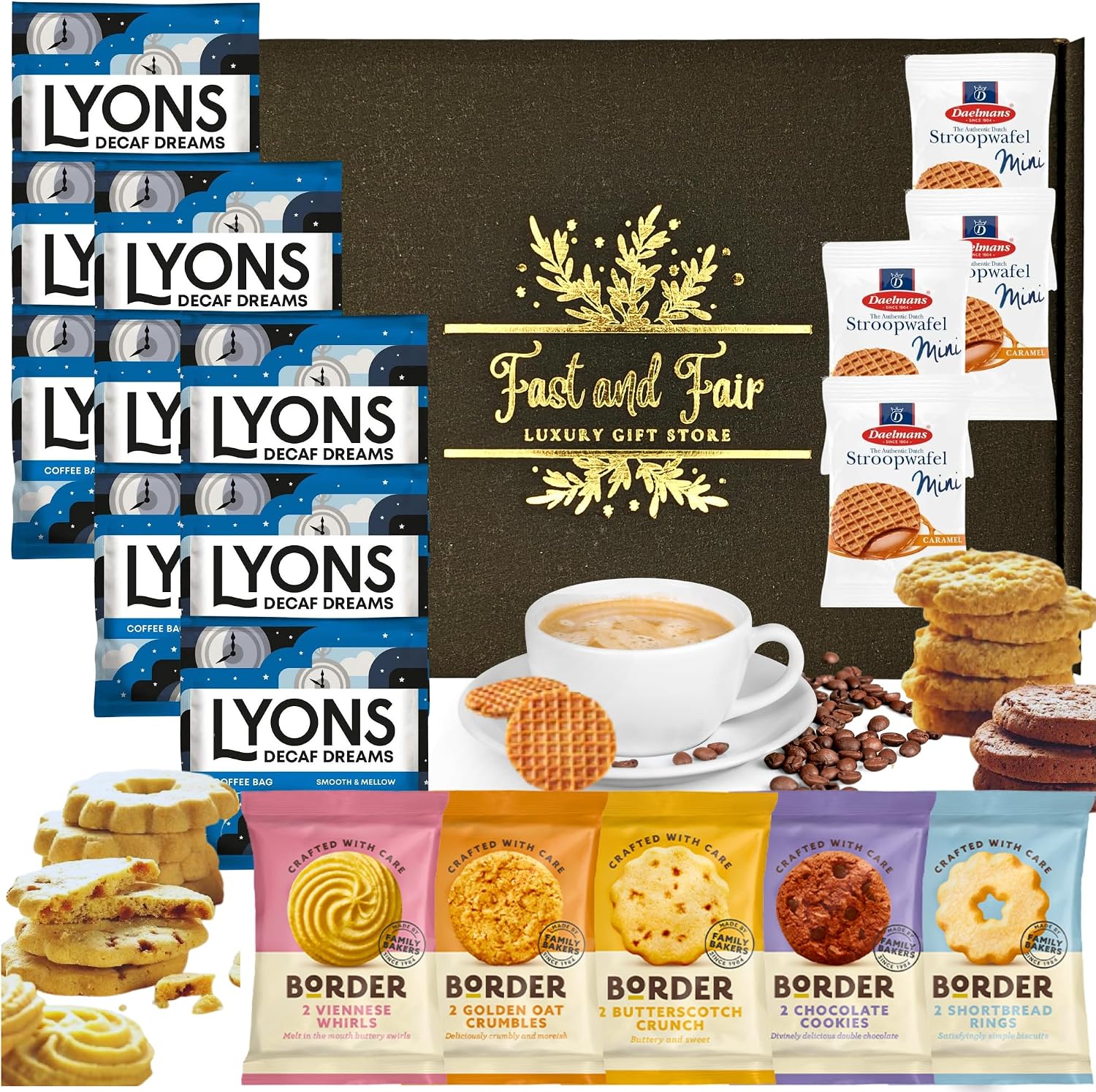 Lyons Decaf Coffee Gift Set - Hamper Selection of Decaff Coffee Bags ...
