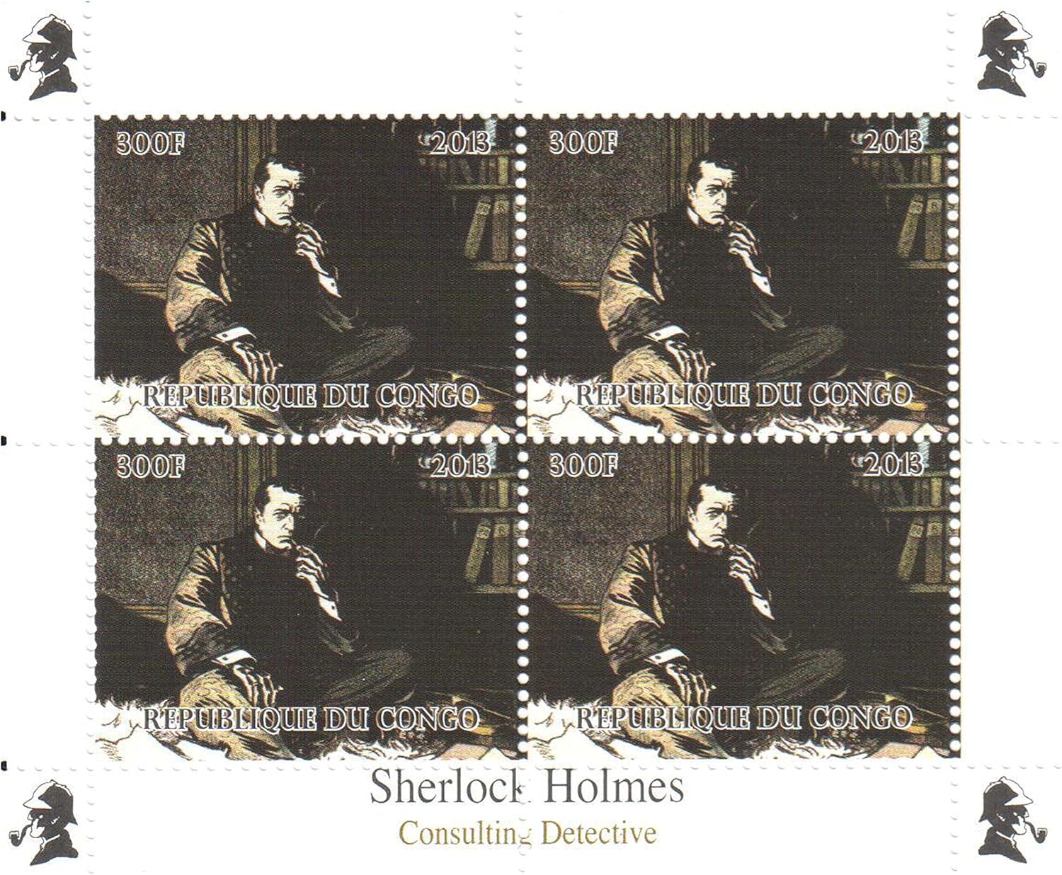 Amazon.com: Sherlock Holmes stamps for stamp collecting - Sherlock ...