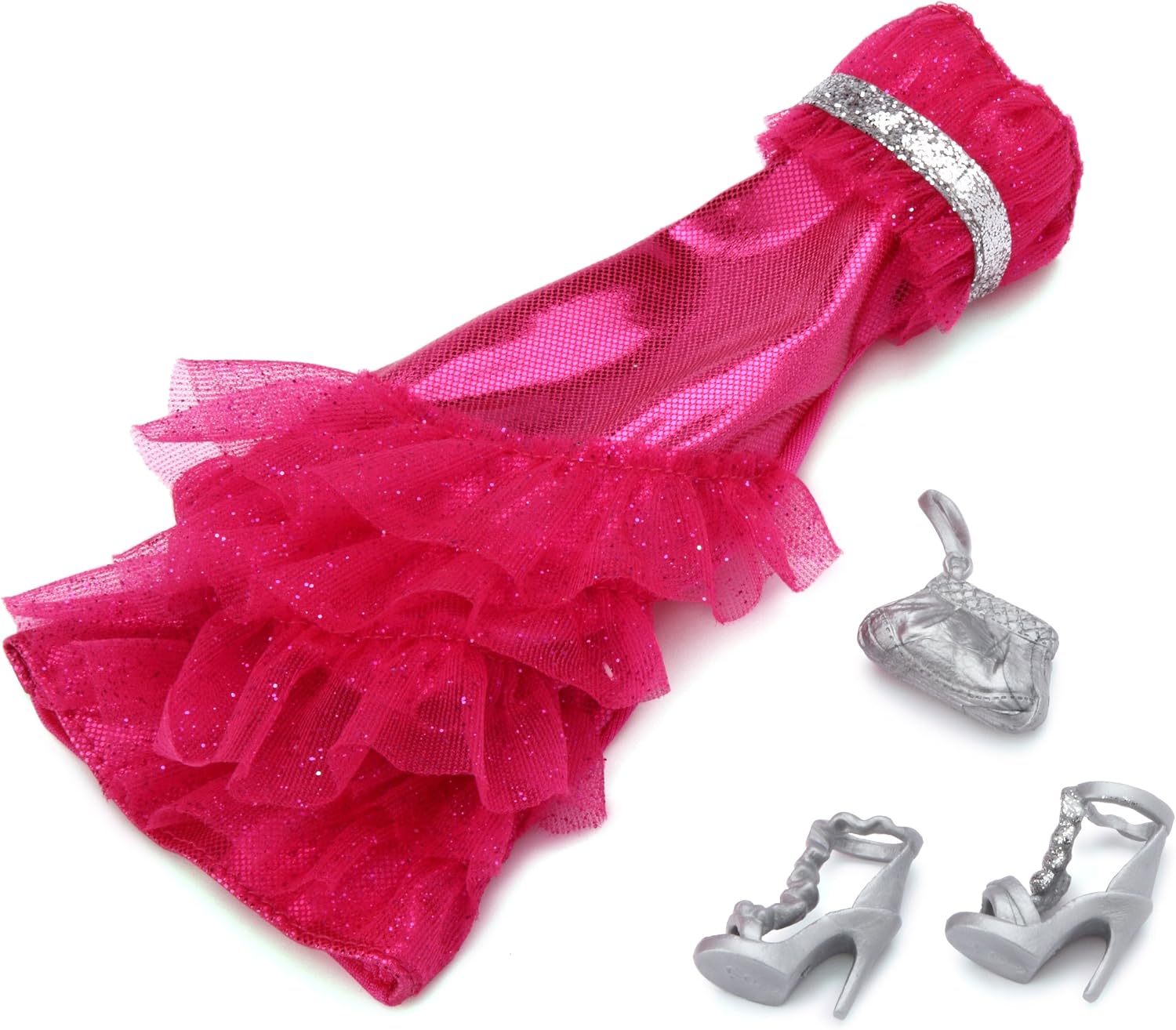 Amazon.com: Mattel Barbie Fashionistas Gown Life Fashions W3181 ...