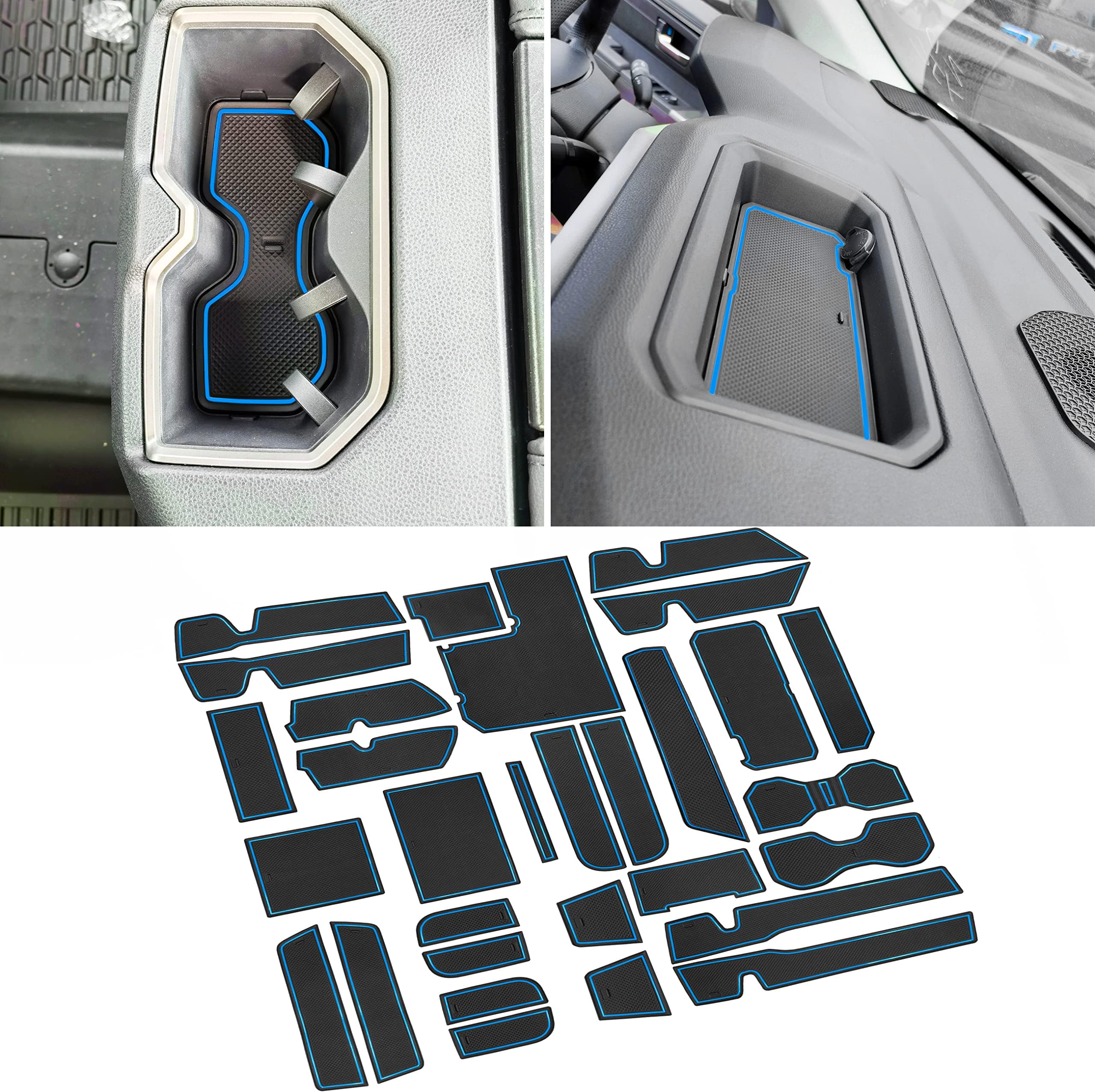 Amazon.com: POSAID Center Console Mats for 2023 2022 Toyota Tundra Cup ...