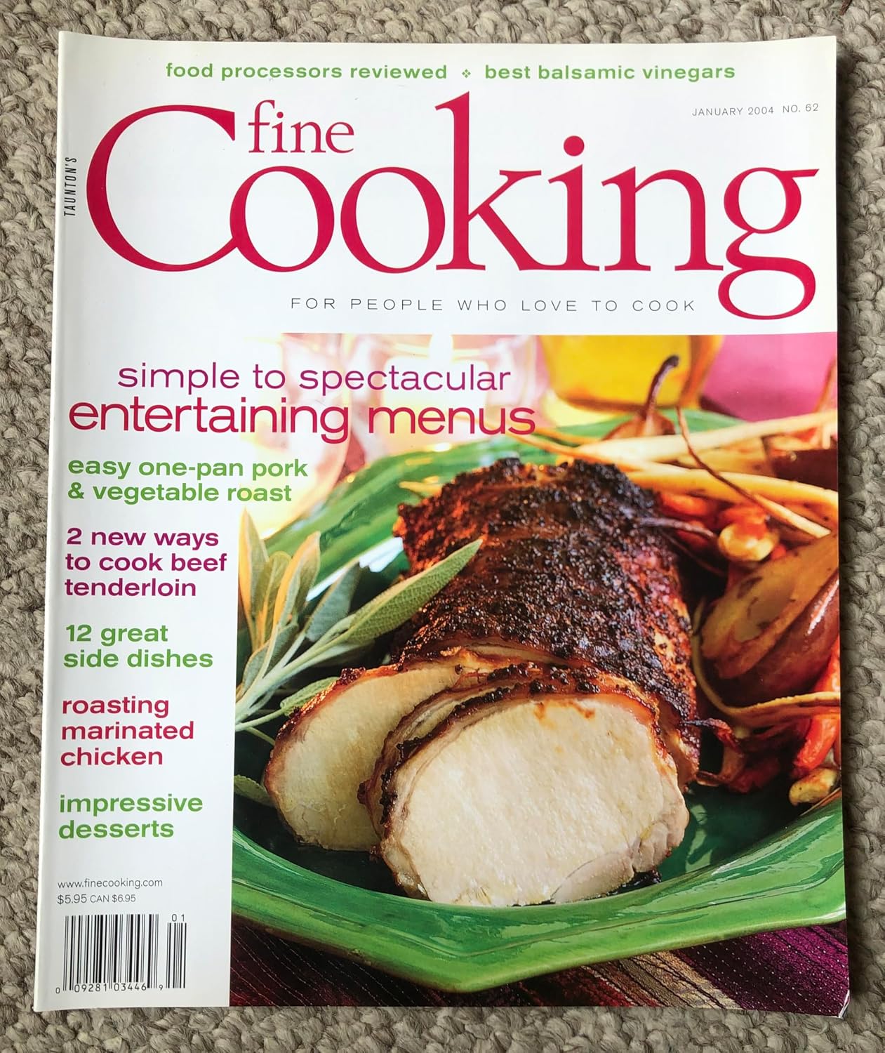TAUNTON'S FINE COOKING December 2003/ January 2004 Issue 62 (Magazine ...