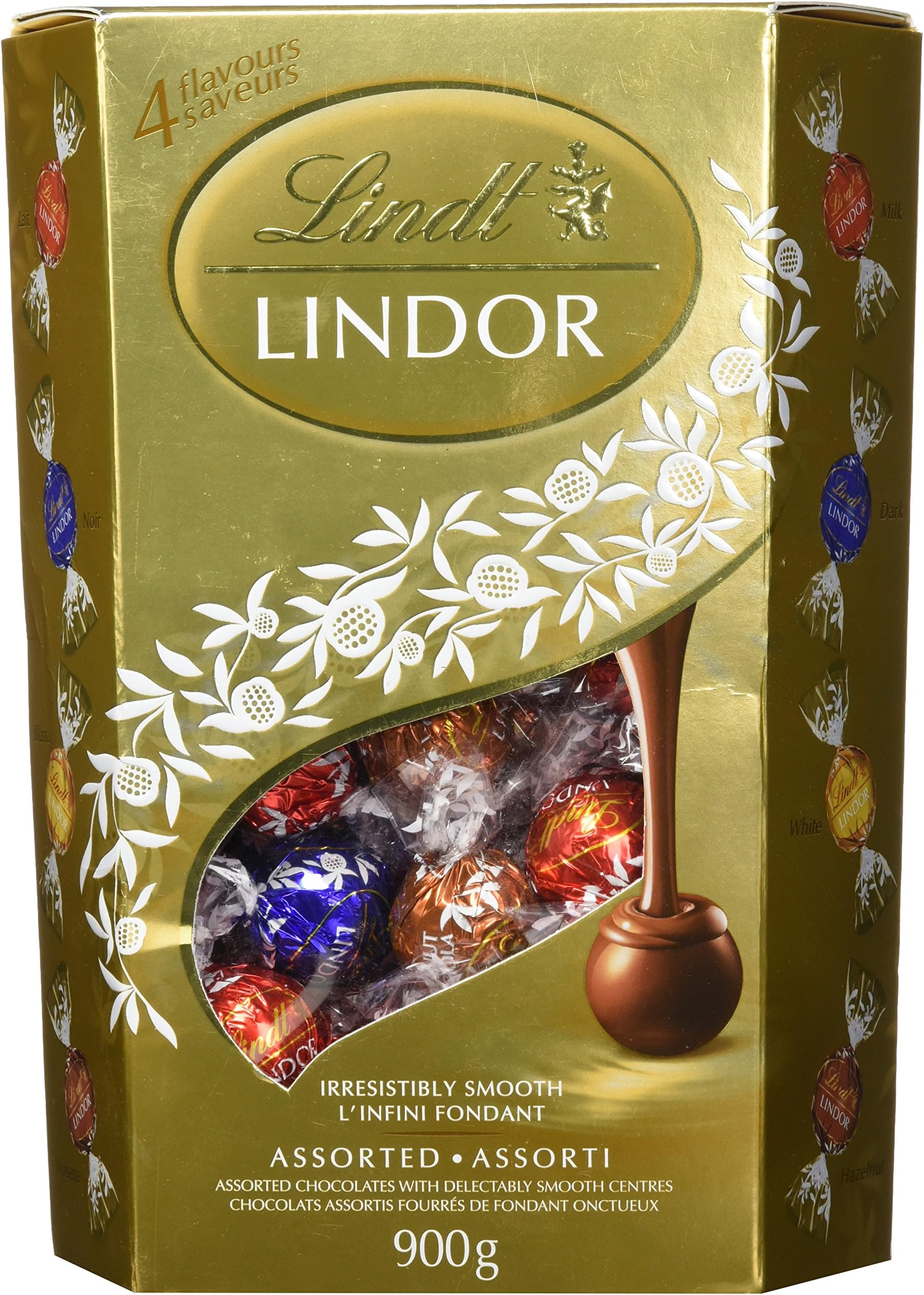 Amazon.com : Lindt Lindor Milk Chocolate Truffles Box - approx. 48 ...