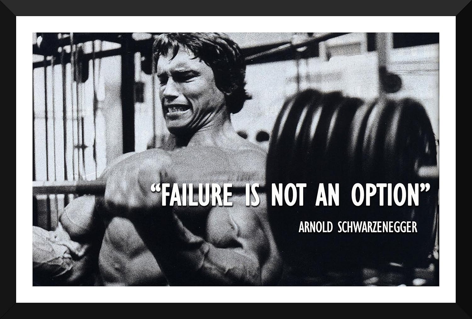 Tallenge - Motivational Poster - Failure Is Not An Option - Arnold ...