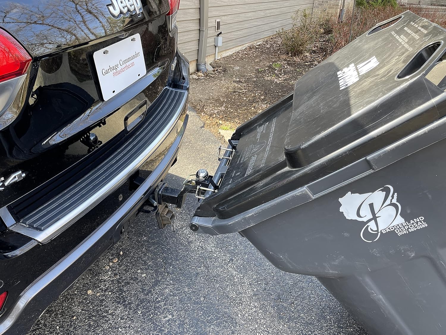 Single Can Ball Mounted Garbage Hauling Hitch Nepal | Ubuy