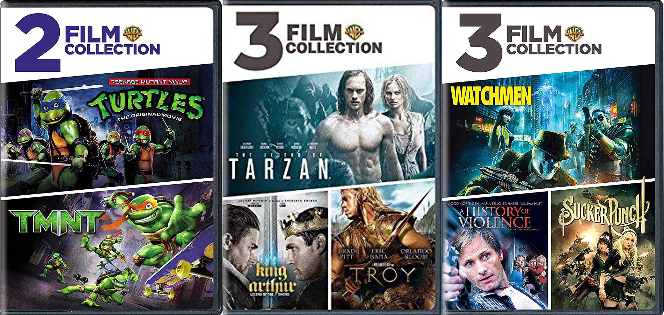 Eight Film Action Sci Fi Movie Collection Teenage Mutant Ninja ...