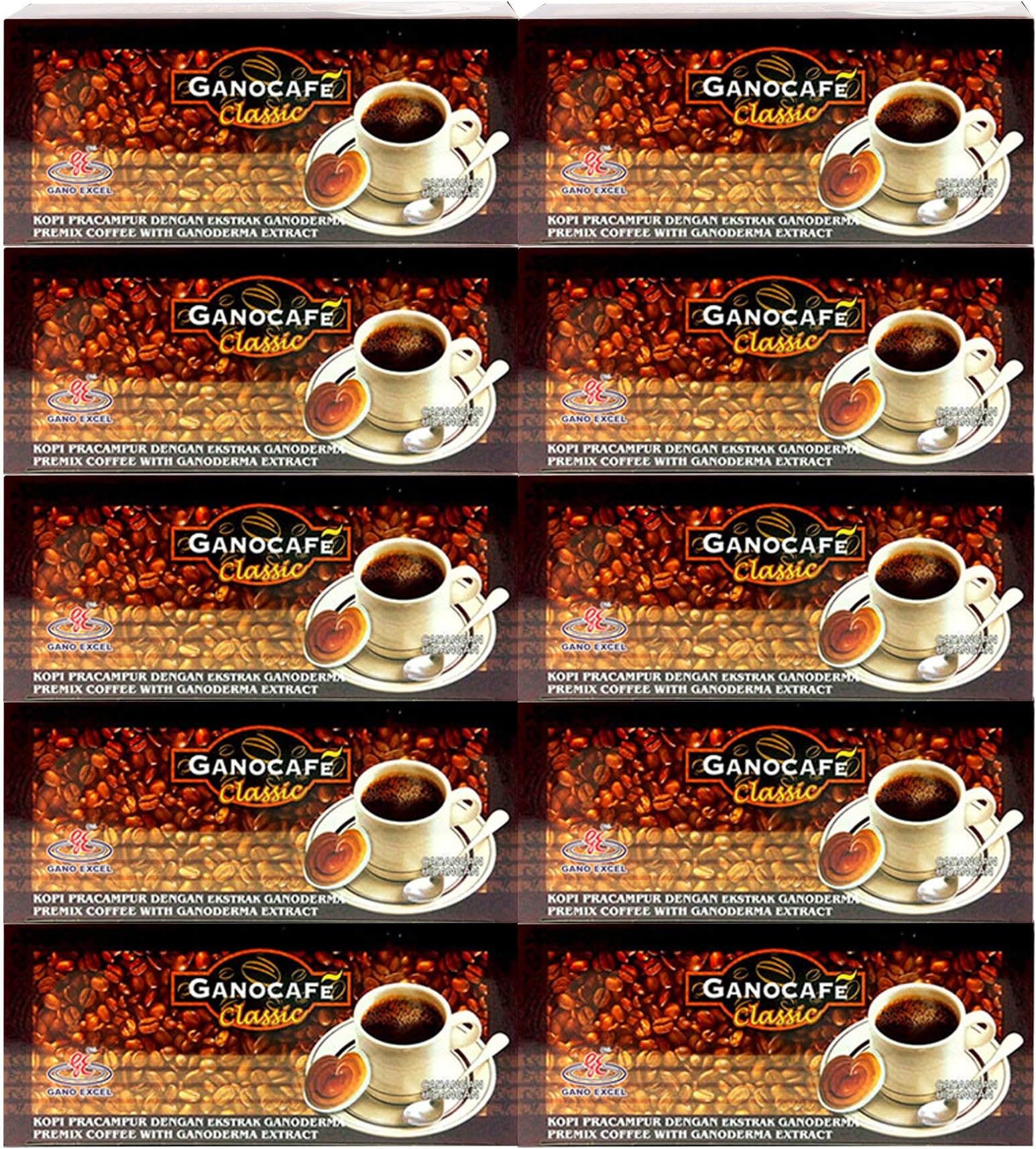Amazon.com : GANO EXCEL INTERNATIONAL 6 boxes GanoCafe 3 in 1 Ganoderma ...