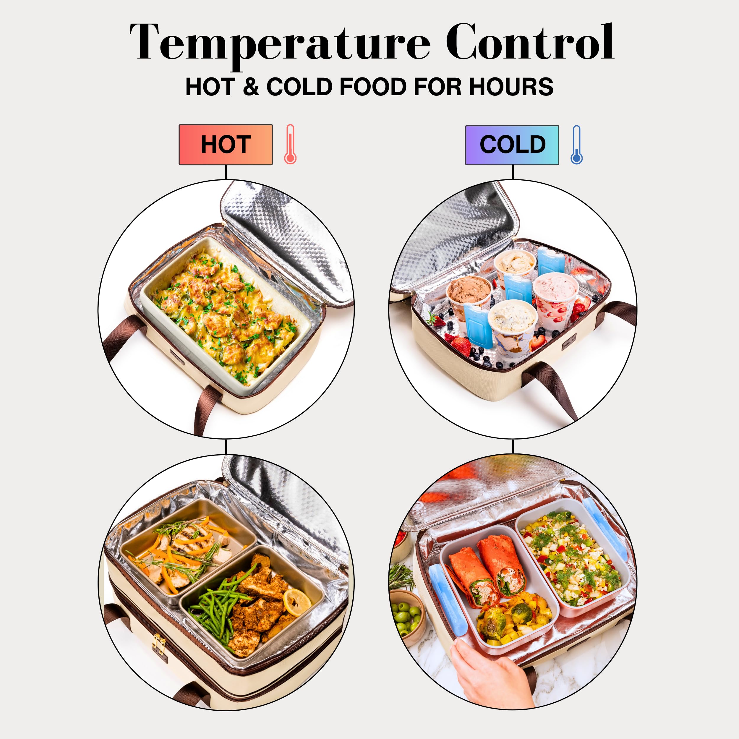 Snapklik.com : CELARO Insulated Casserole Carrier