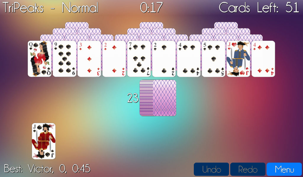 Golf Solitaire 4 in 1 - also with TriPeaks, Pyramid & Black Hole - App ...