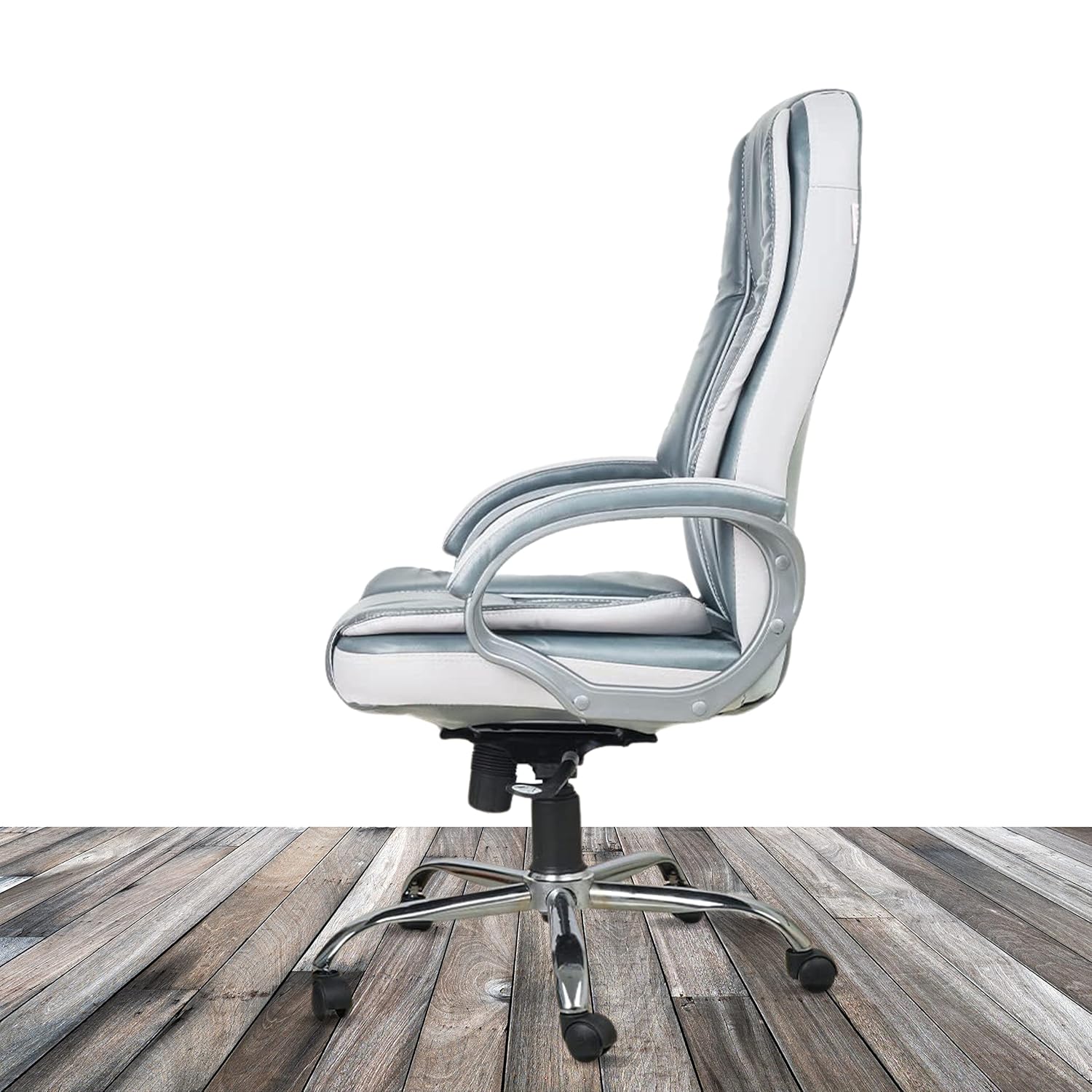 STMMZ Executive Imported Leather Home & Office Ergonomic Chair with ...