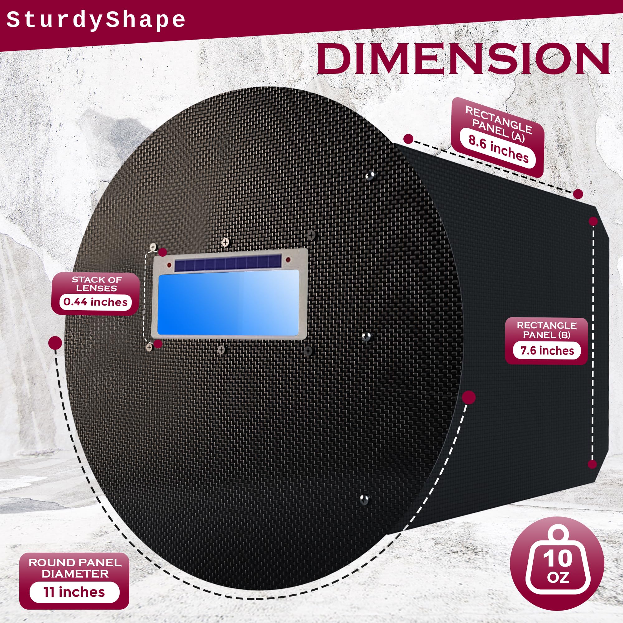 Snapklik.com : SturdyShape Pancake Welding Hood Ultralight For Pipeline ...