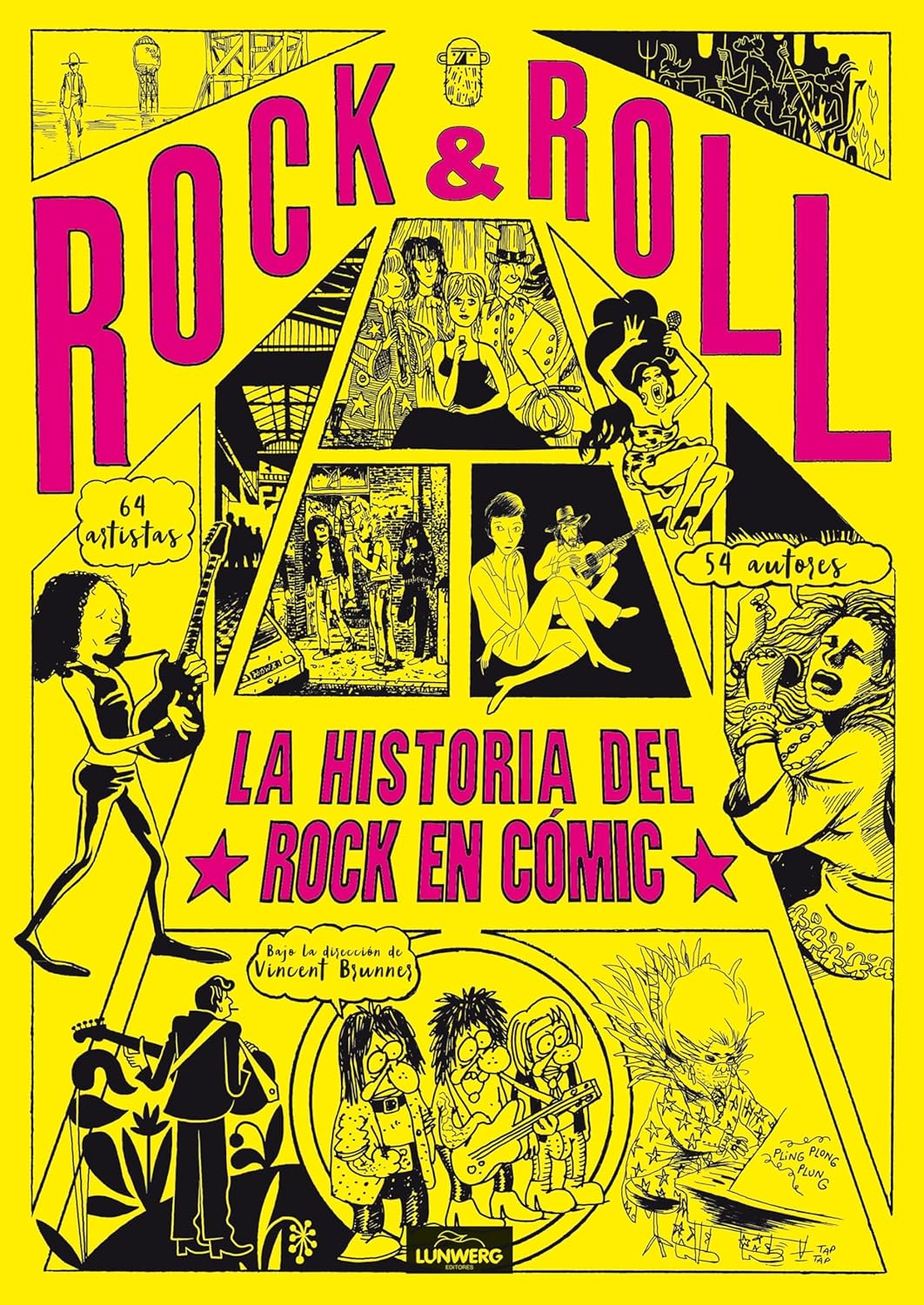 Rock & Roll: La historia del Rock en cómic (Novela gráfica) : Brunner ...