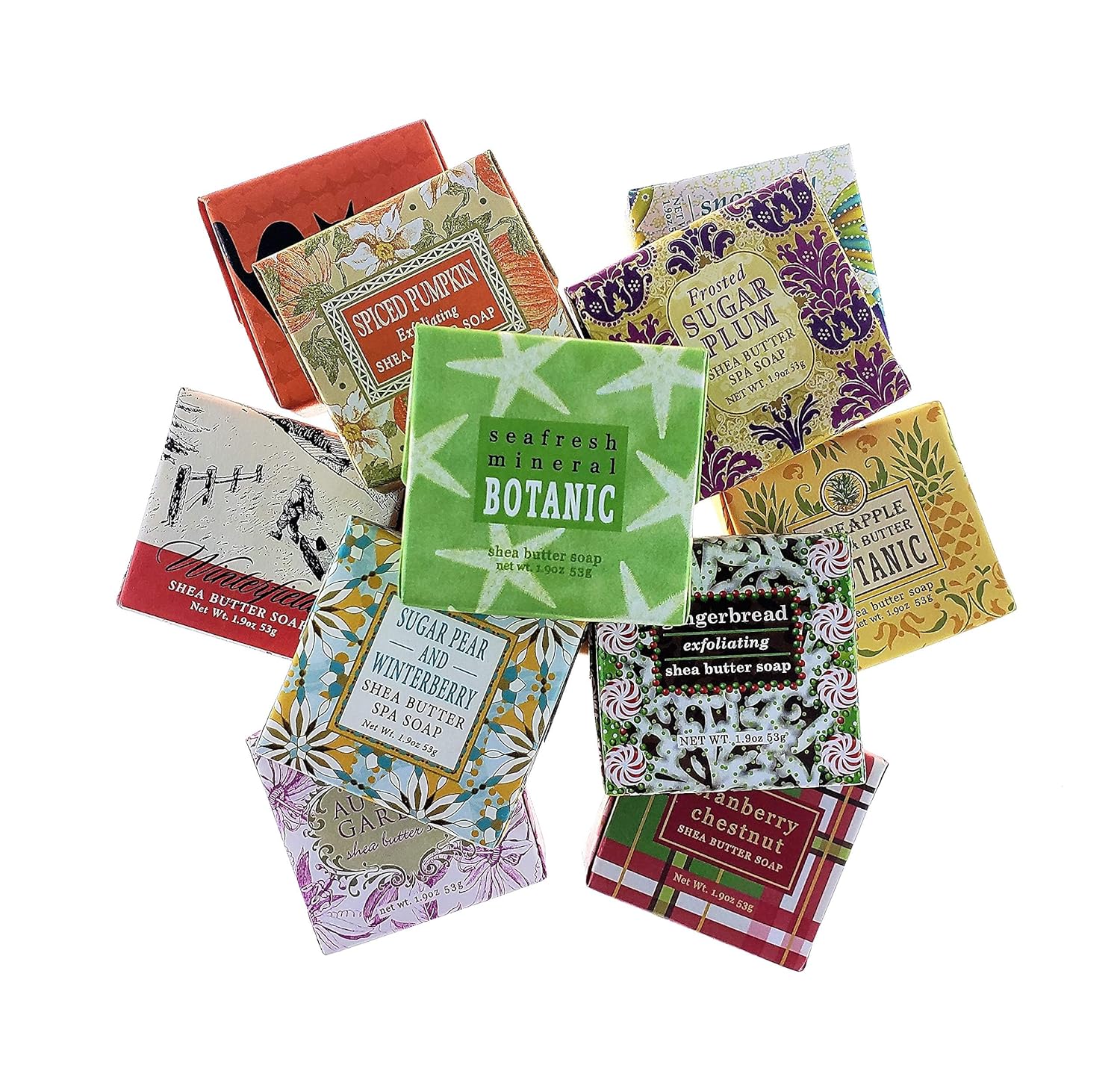 Amazon.com : Greenwich Bay Trading Co. 2oz Soap Sampler - Set of 12 ...