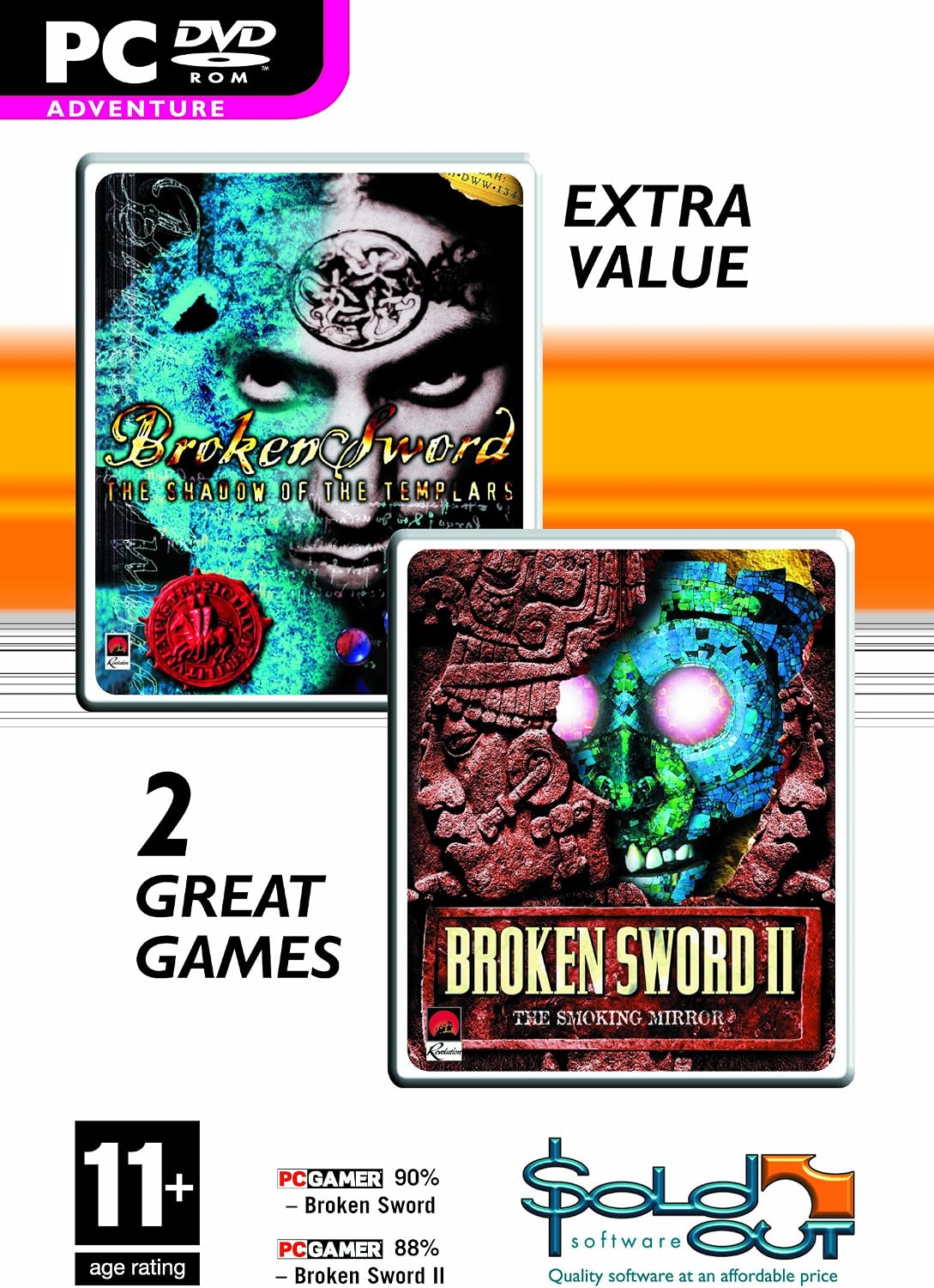 Broken Sword I and II: Double Pack (PC DVD) : Amazon.co.uk: PC & Video ...