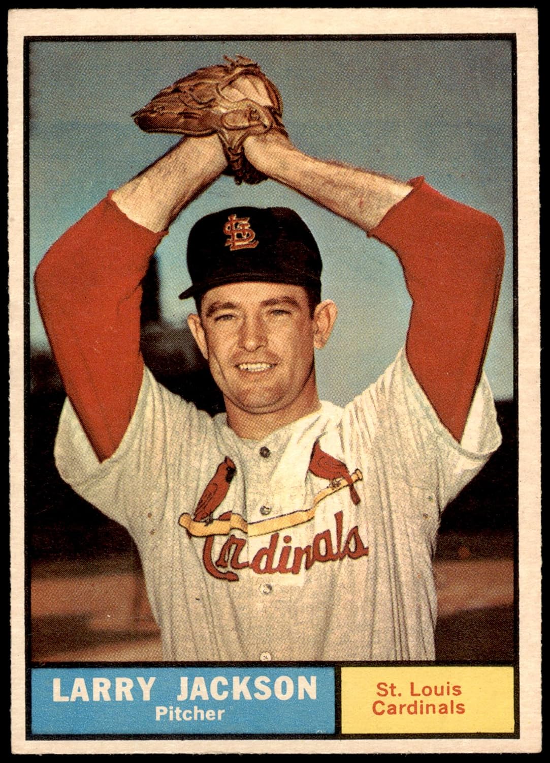 Amazon.com: 1961 Topps # 535 Larry Jackson St. Louis Cardinals ...