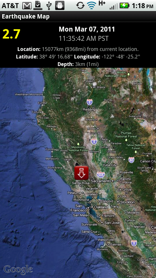 Earthquake Lite - App on Amazon Appstore