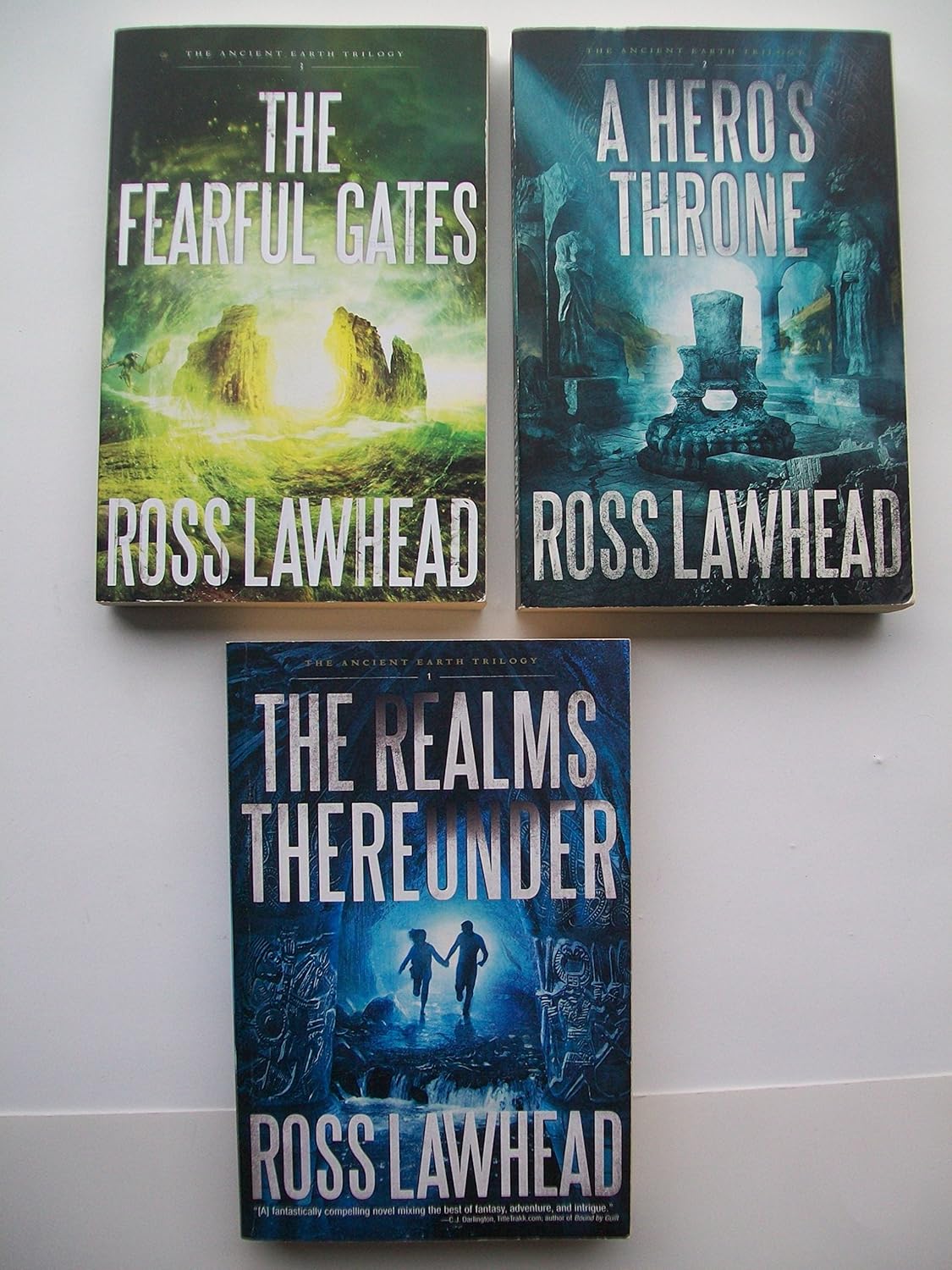 Ancient Earth Trilogy (Set of 3 Books) The Realms There Under; A Hero's ...
