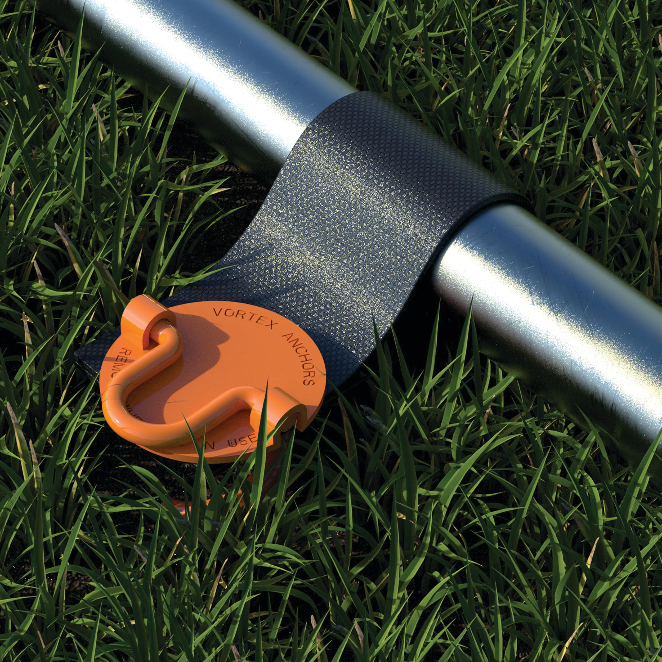 Snapklik.com : (4-Pack) Vortex Tie Down Strap For Ground Anchors