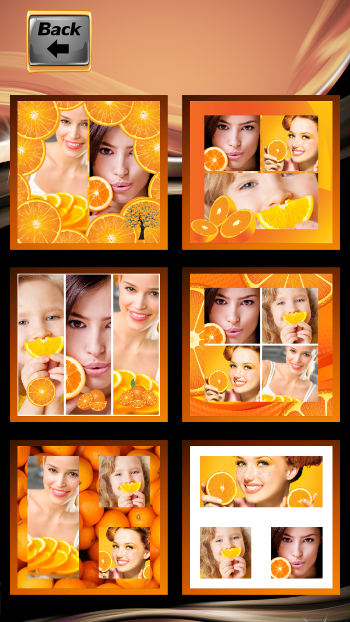 Orange Photo Collage - App on Amazon Appstore