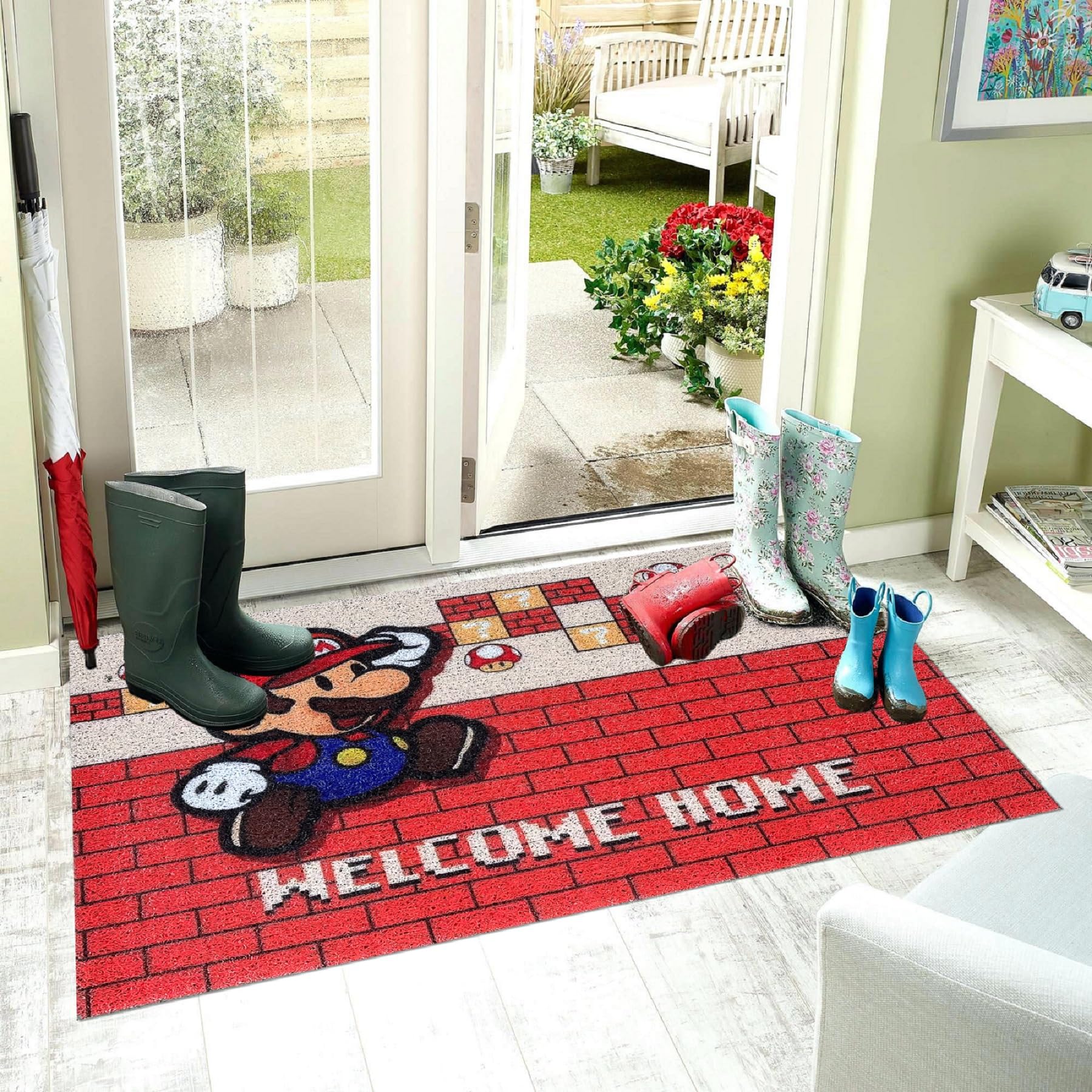 Cartoon Video Game Doormat Cartoon Character Rug Game Theme Carpet ...