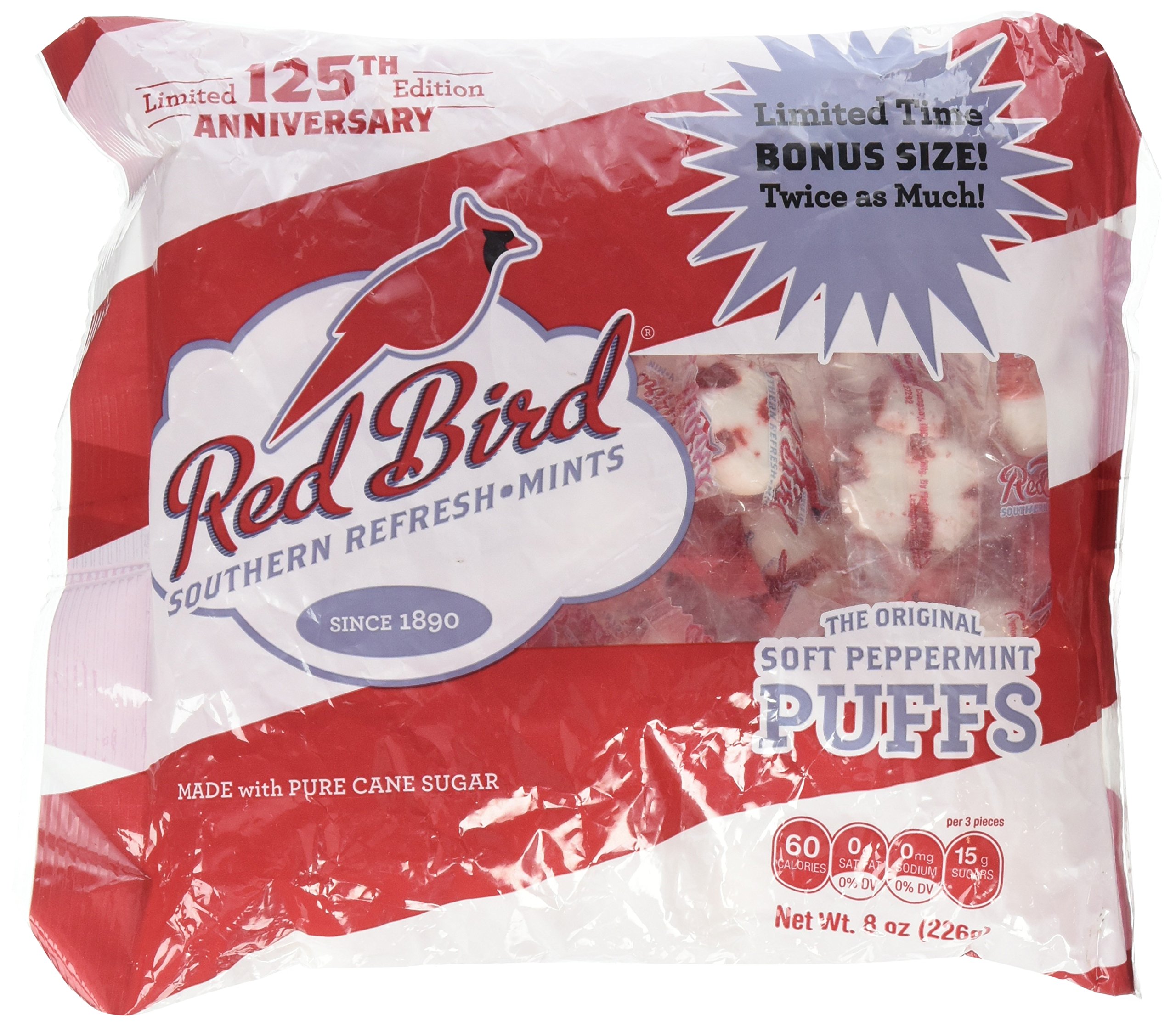 Amazon.com : Red Bird The Original Individually Wrapped Soft Peppermint ...