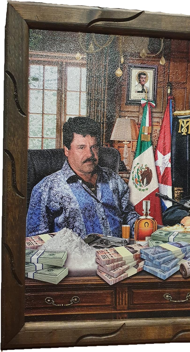 Mobsters Cuadro de Madera - Scarface, El Chapo, Mexico | Ubuy