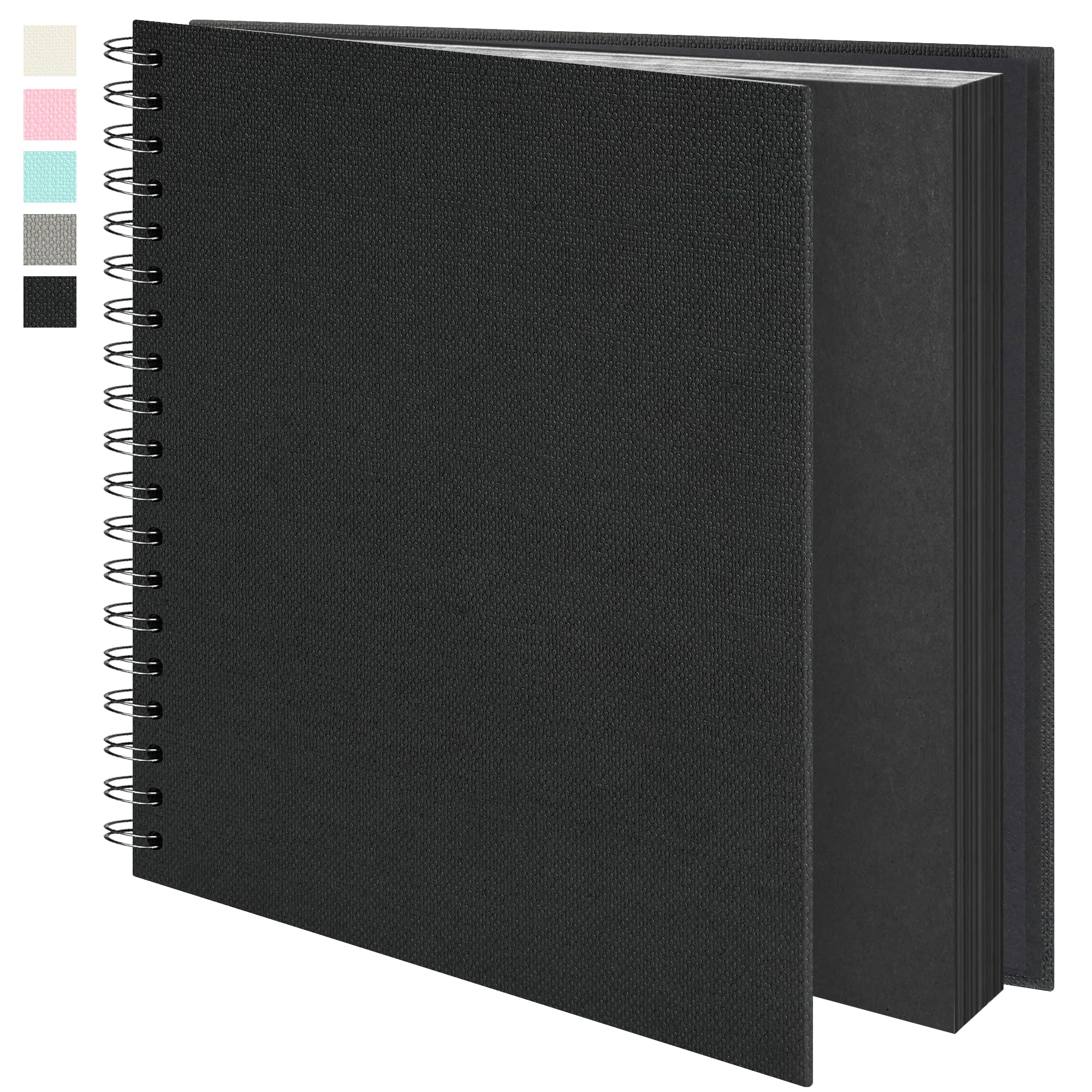 Amazon.com: Vienrose Scrapbook Album 10x10 Inch Blank Thick Kraft Paper ...