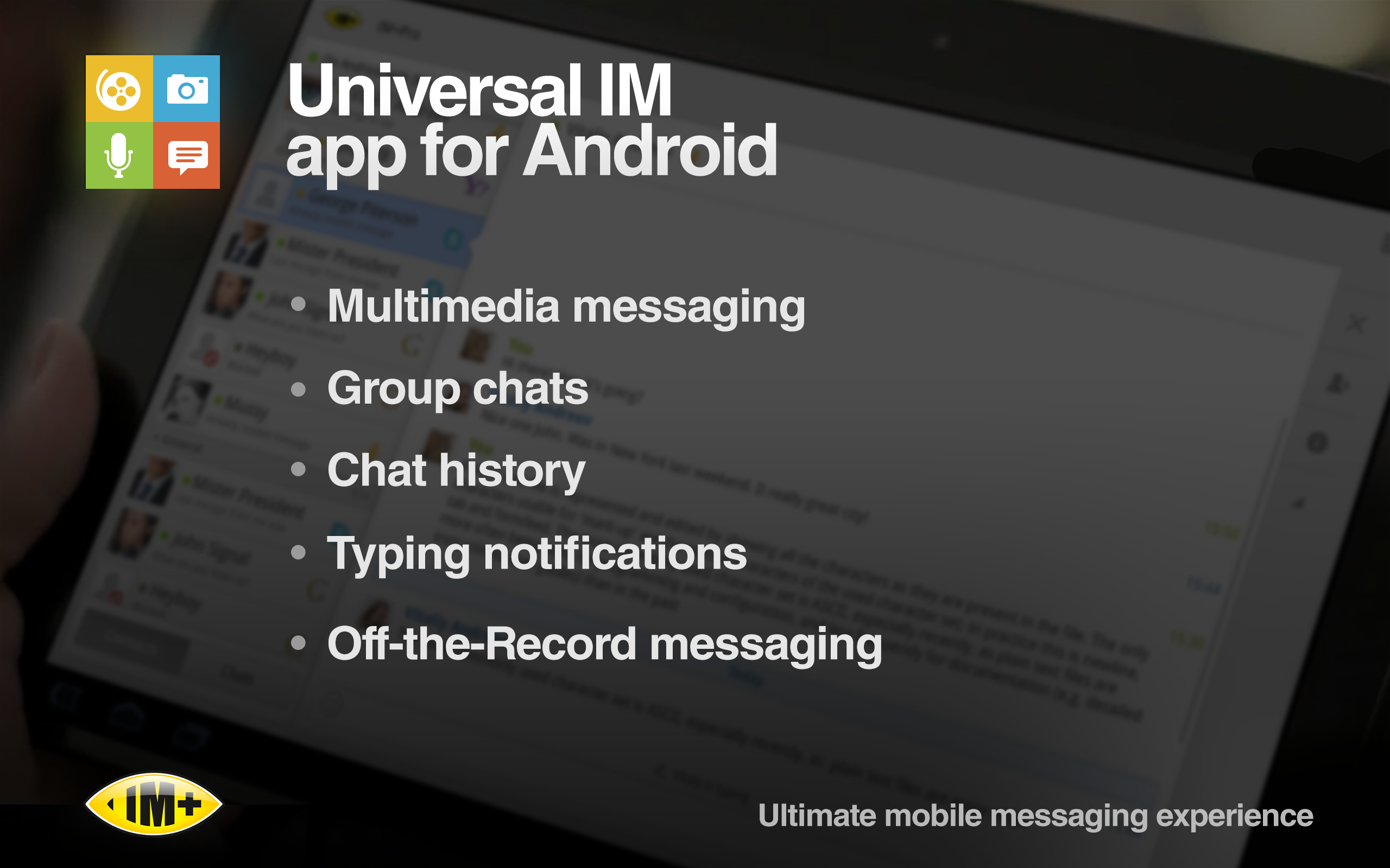 IM+ All-in-One Messenger - App on Amazon Appstore