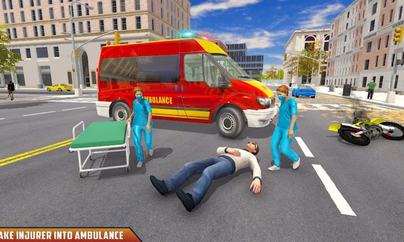 Ambulance Rescue Driving Real City Car Simulator 911 Emergancy Rescue ...
