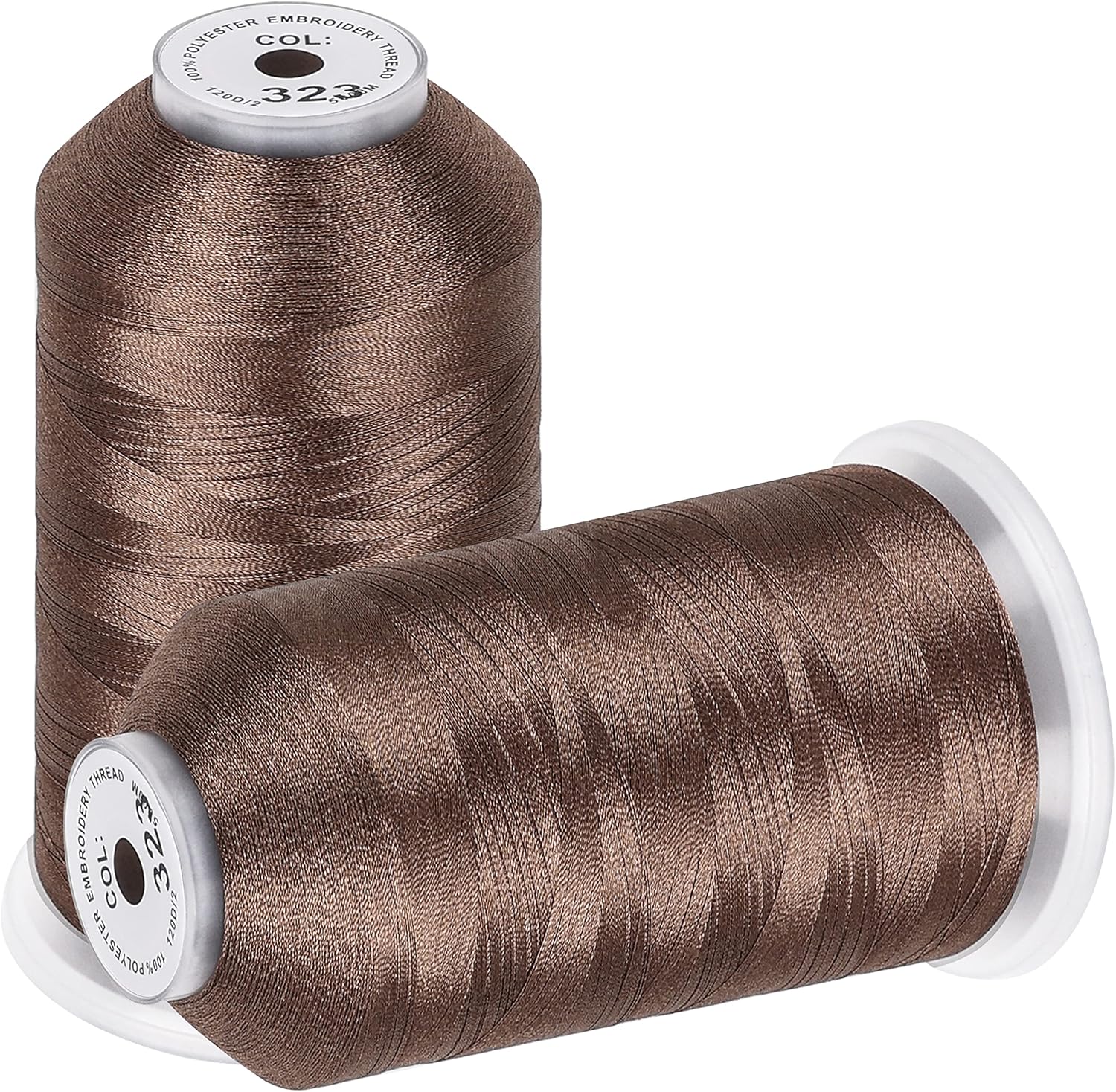 Amazon.com: New brothread - 2 Huge Spools 5000M Each Polyester ...