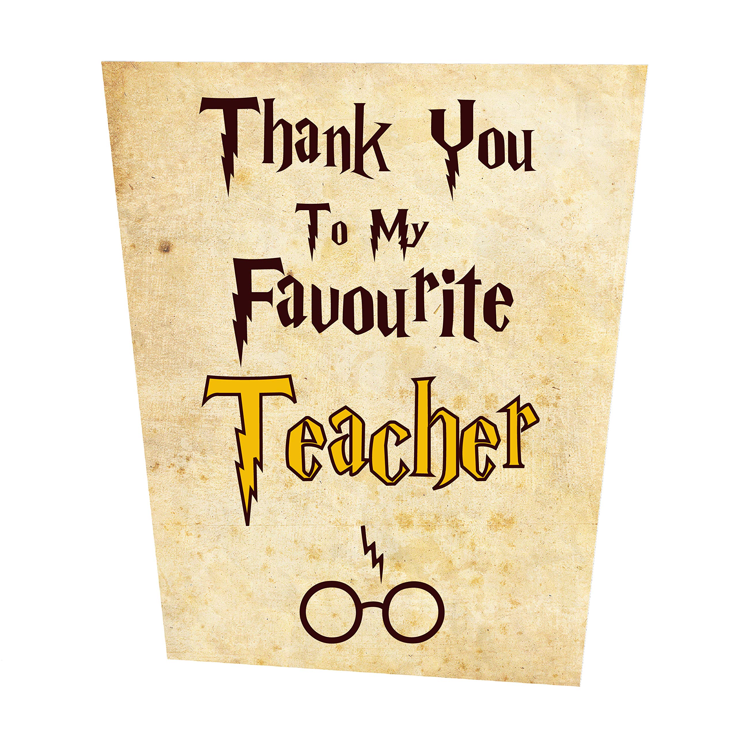 Thank You to My Favourite Teacher Card : Amazon.co.uk: Stationery ...