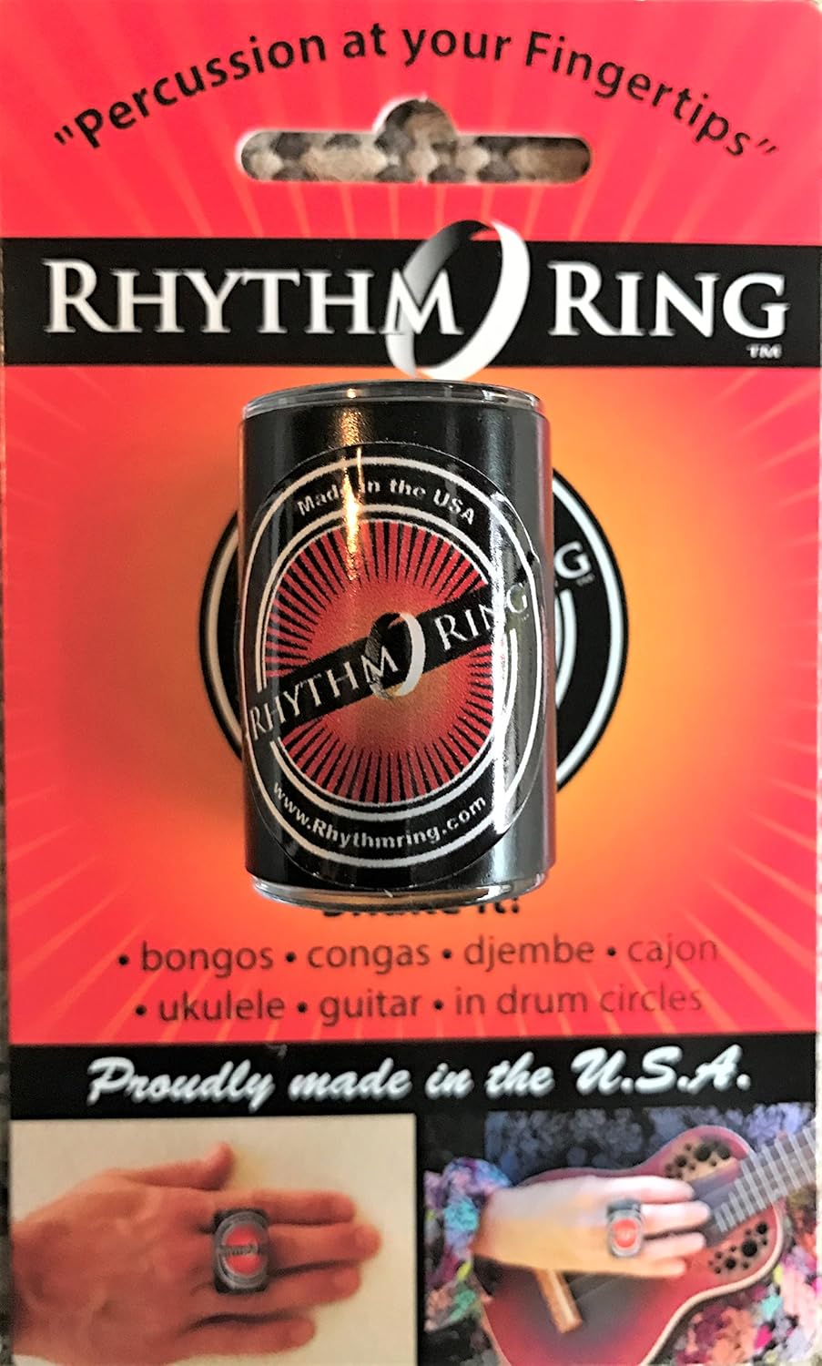 Rhythm Ring Shaker Percussion While You Strum : Amazon.ca: Musical ...