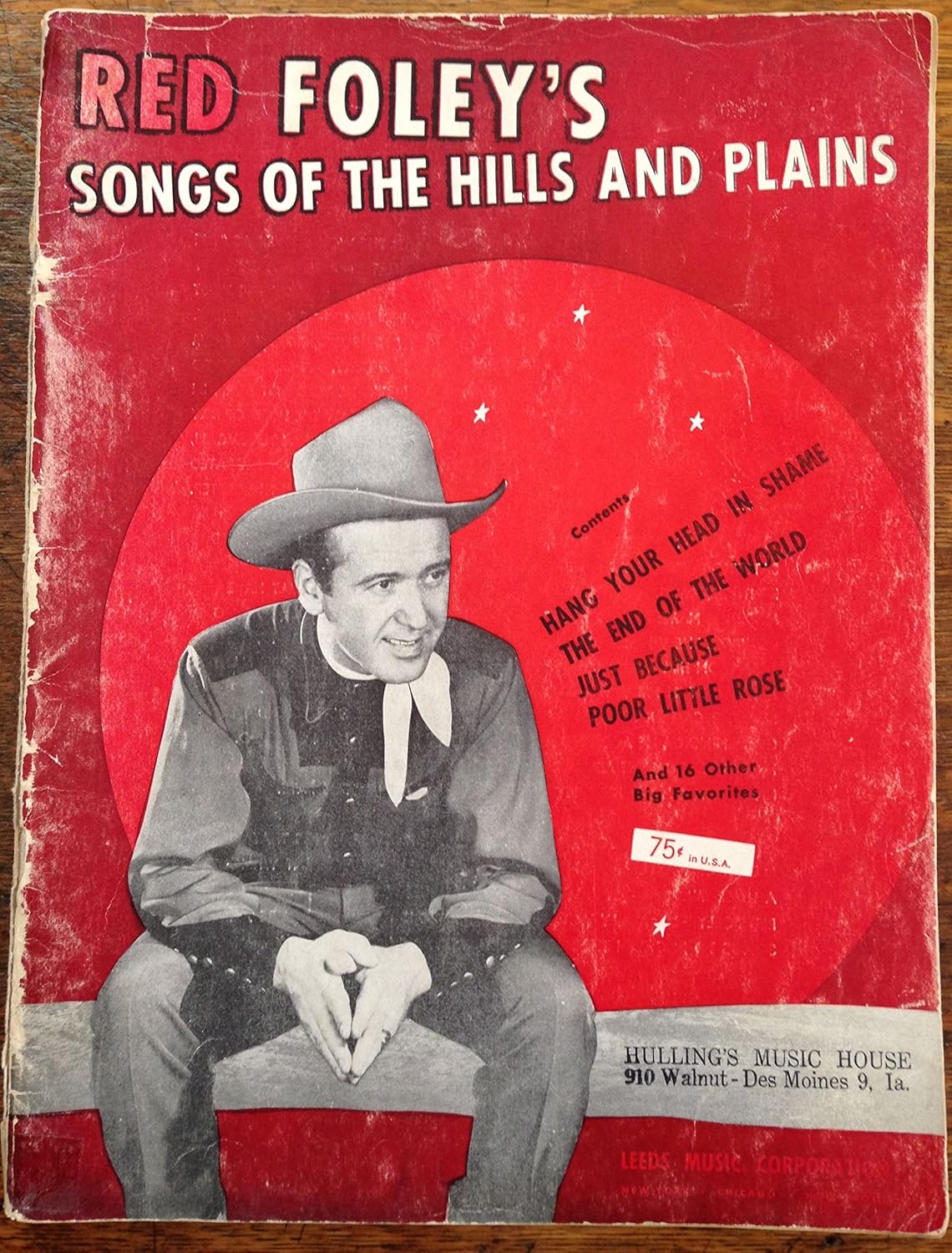 Red Foley's Songs Of The Hills And Plains [Songbook]: Red Foley: Amazon ...